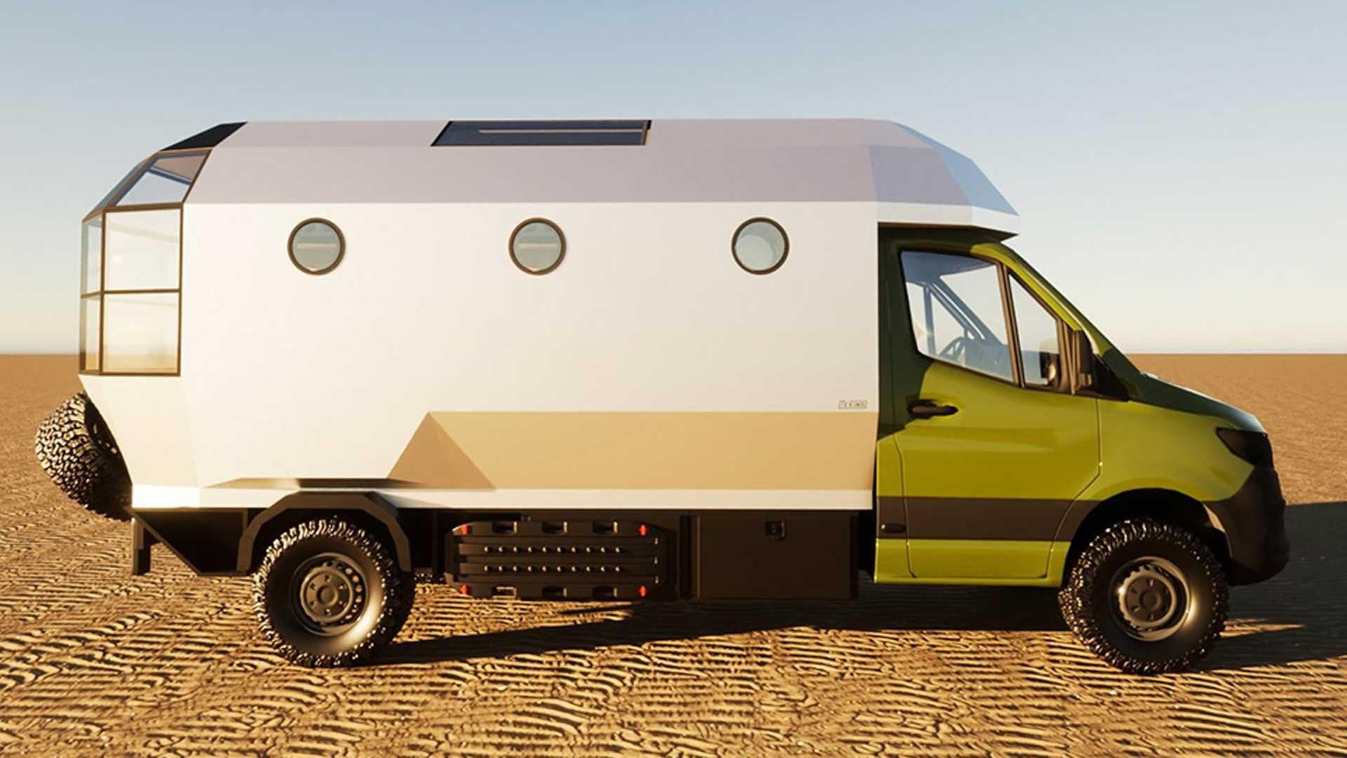 The Best View Of Nature Through A Van: The Texino Atrium Camper Van Concept