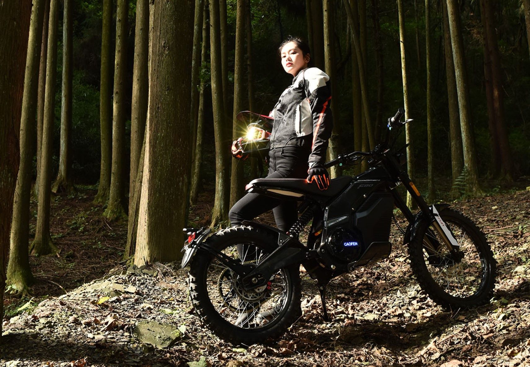 This Unassuming Caofen F80 Electric Motorcycle Can Go Anywhere