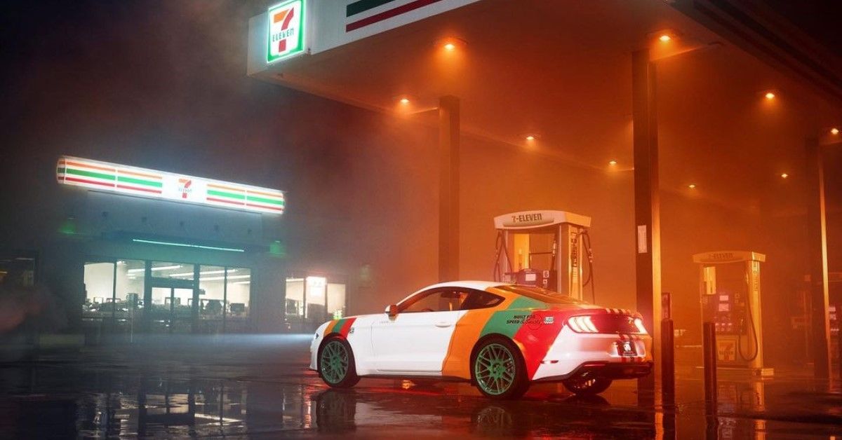 There Is A One-Off 7-Eleven-Themed Ford Mustang And We Love It