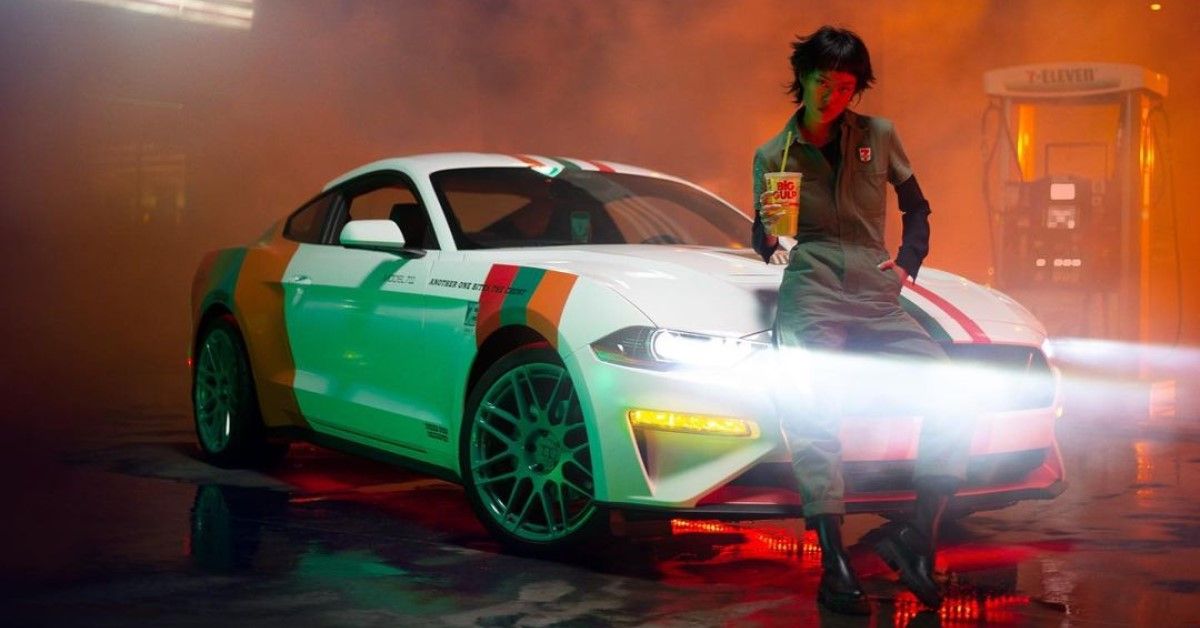 There Is A One-Off 7-Eleven-Themed Ford Mustang And We Love It