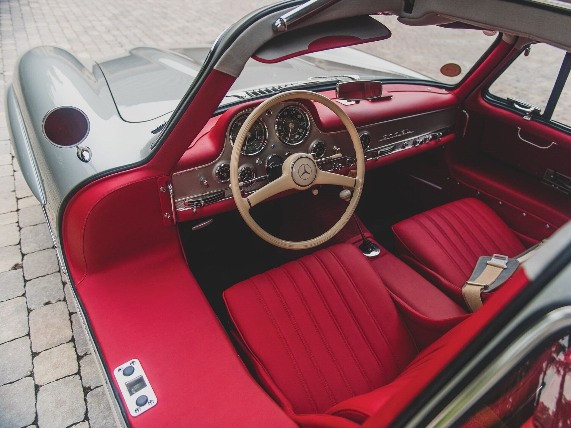 Rare 1955 Mercedes-Benz 300 SL Alloy Gullwing Up For Sale At RM Sotheby's