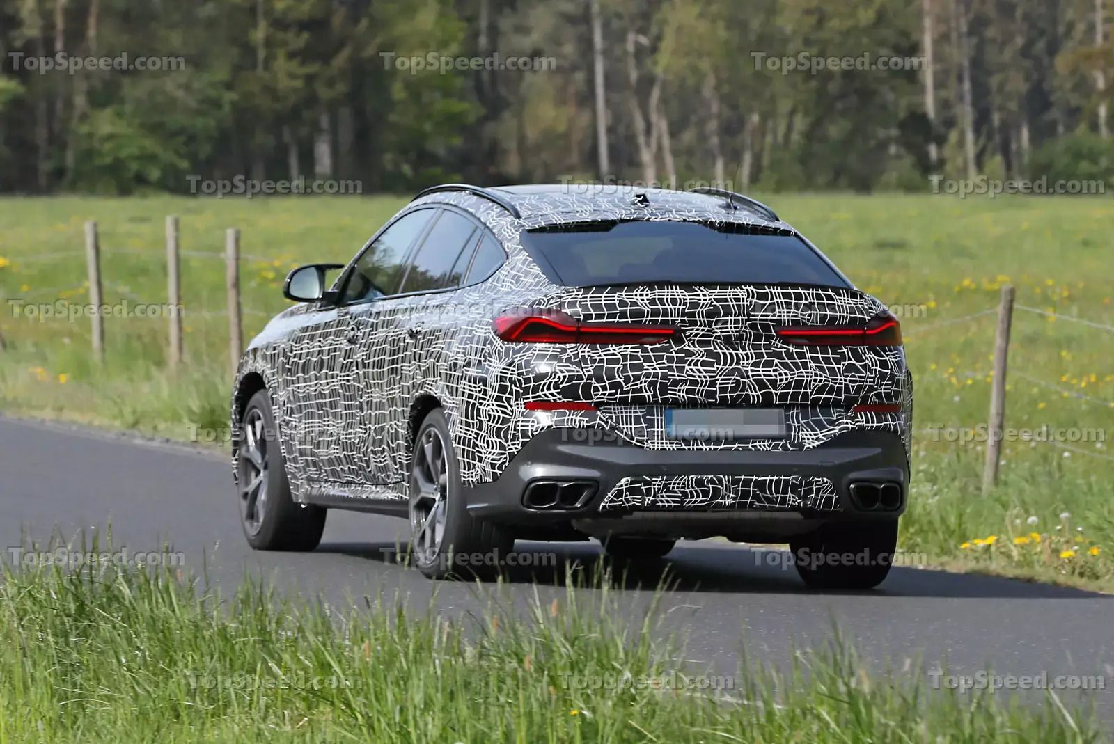 The New BMW X6 Prototype At The Nurburgring