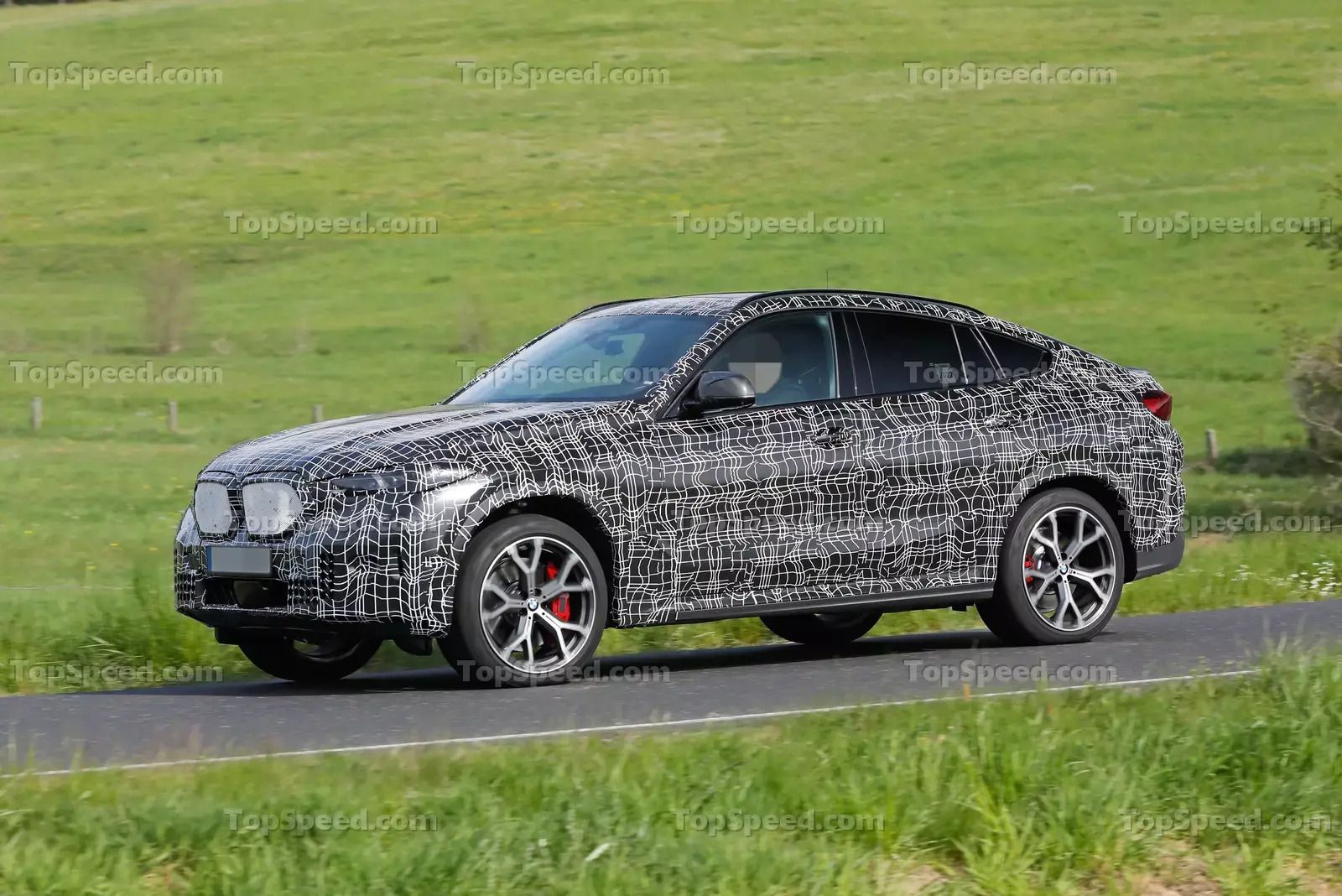 The New BMW X6 Prototype At The Nurburgring