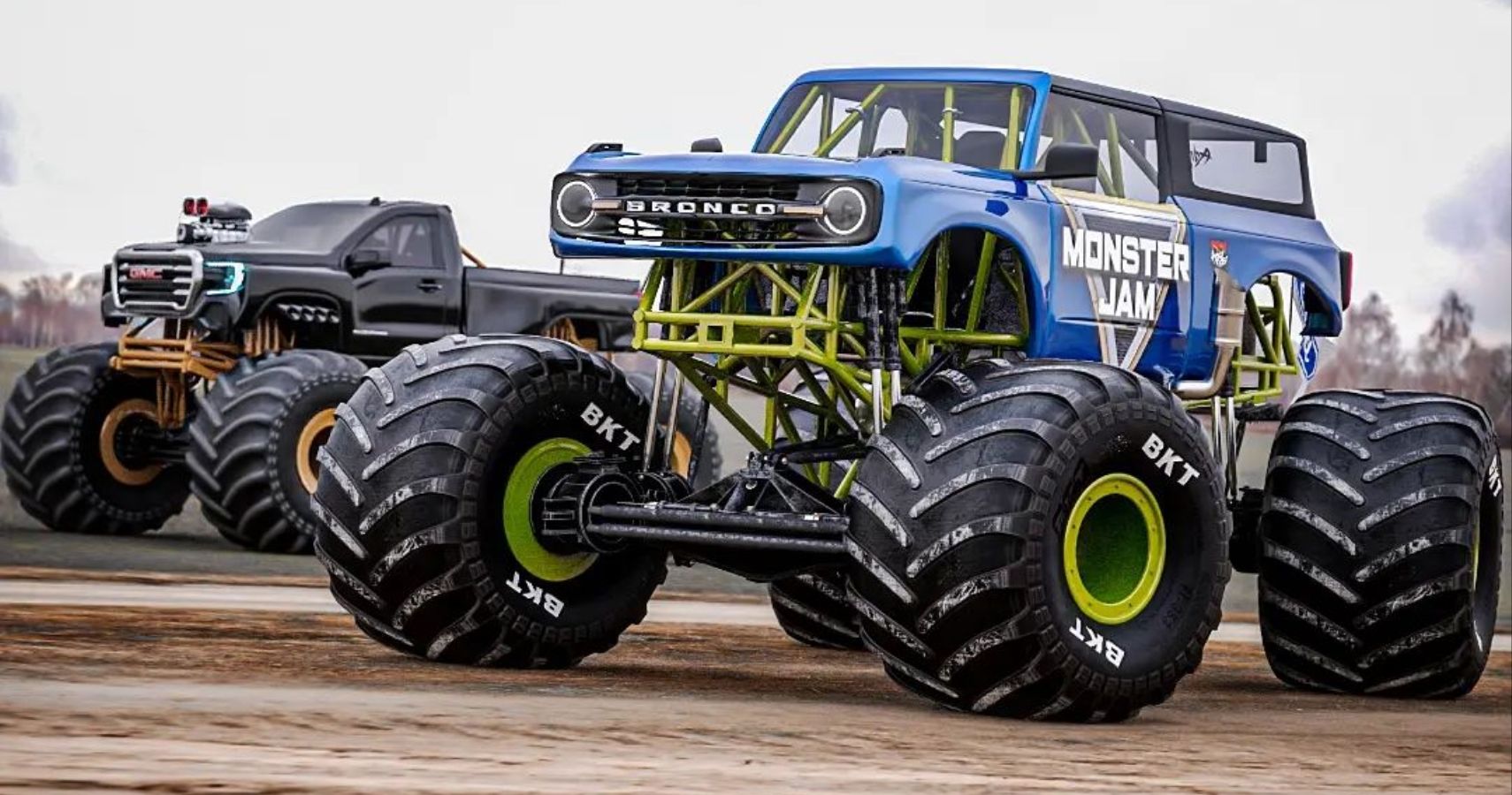 Monster Ford Bronco Truck Render