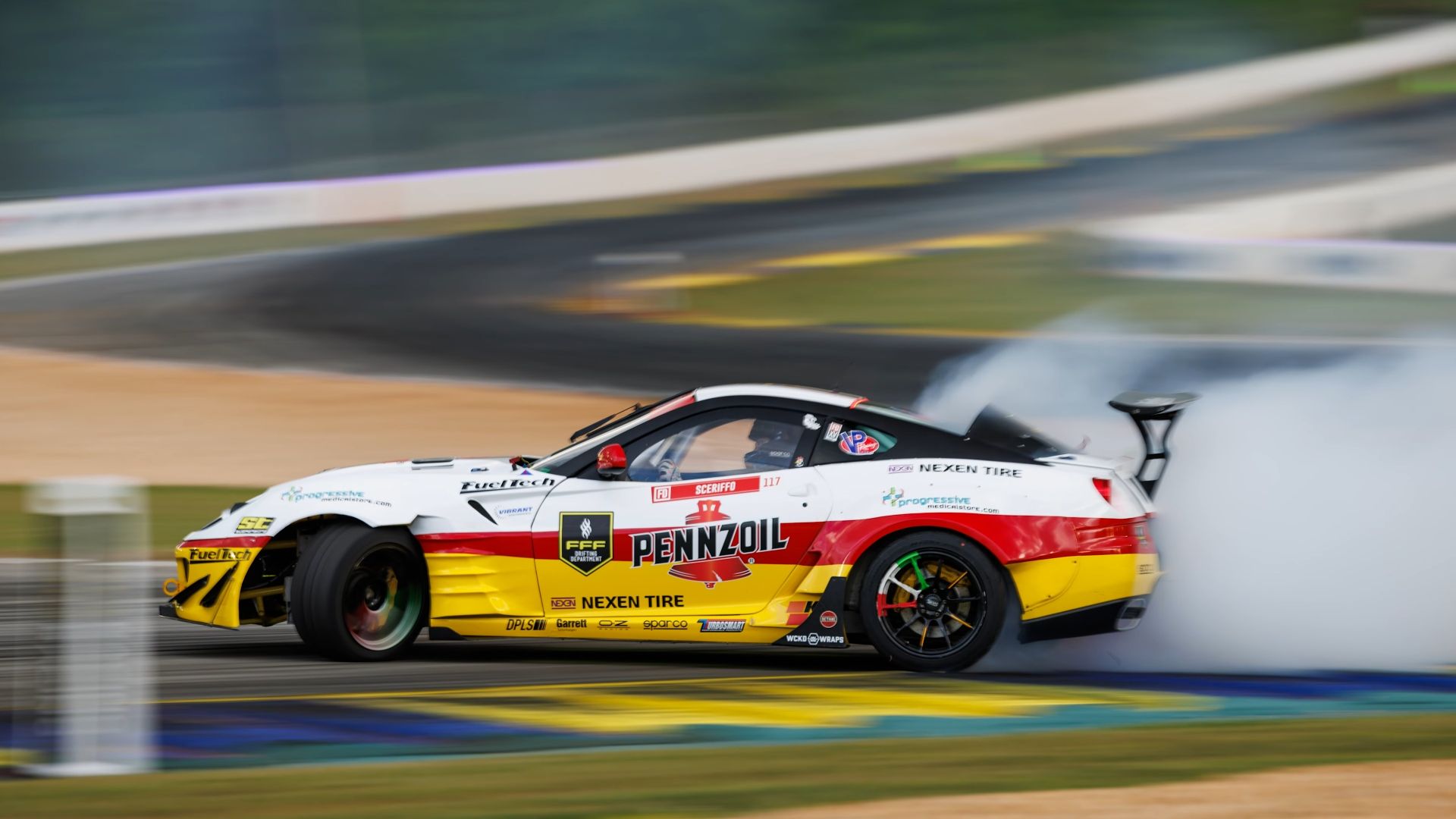 Drifting Perfection With This Powerhouse Of A Ferrari 599 V12