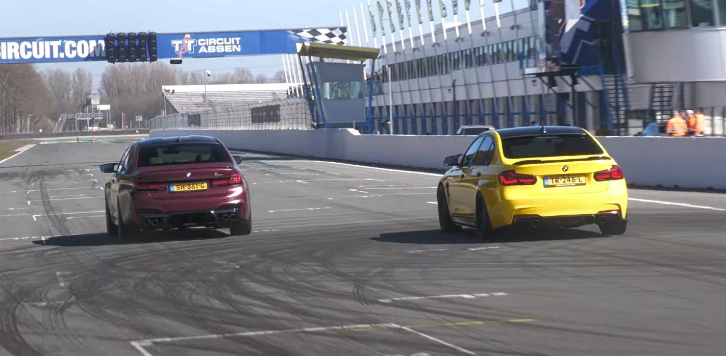 750-HP BMW M5 Vs 950-HP BMW 335i In Drag Race