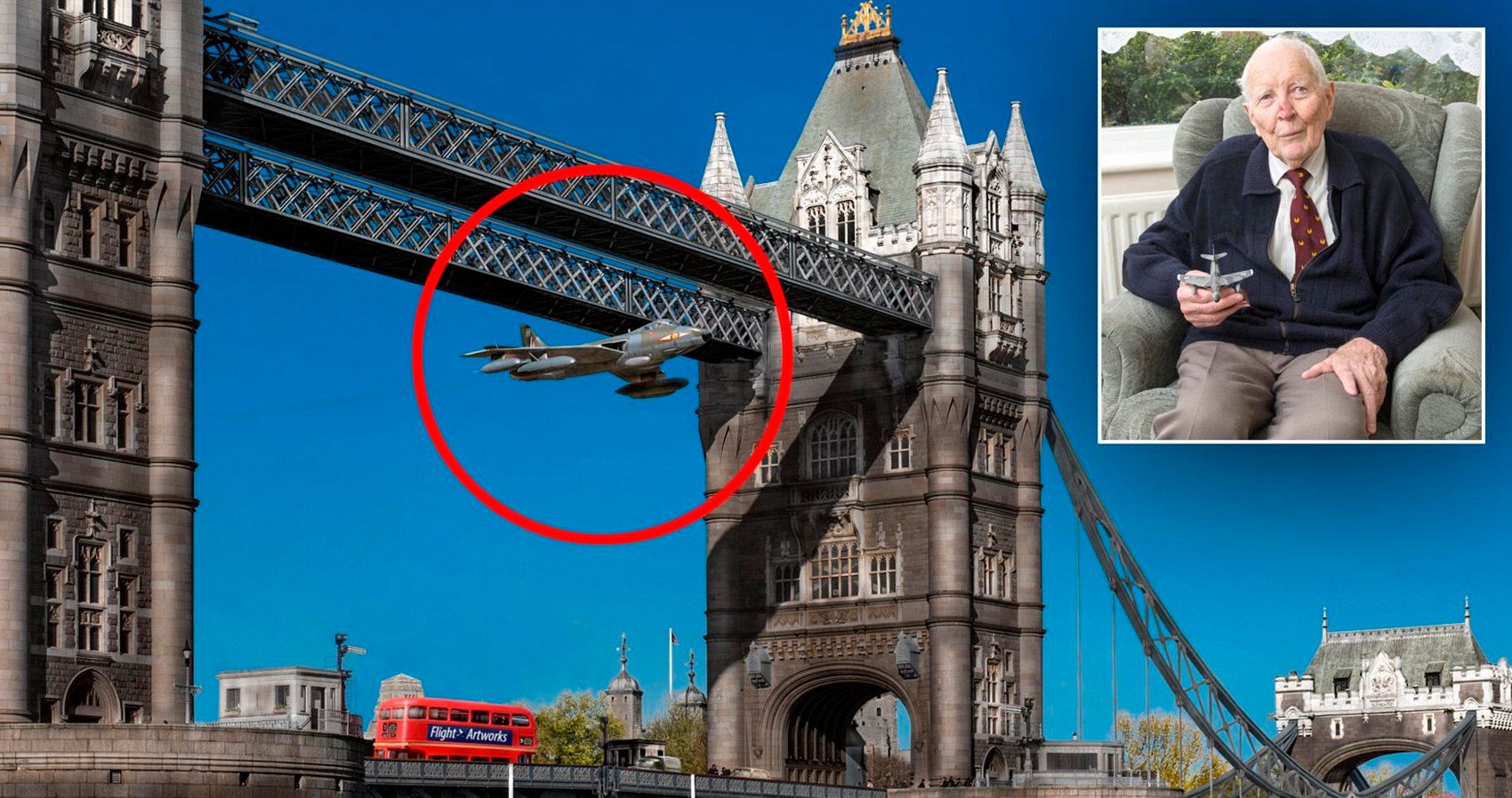 Why This RAF Fighter Jet Went Rogue And Flew Under London’s Famous ...