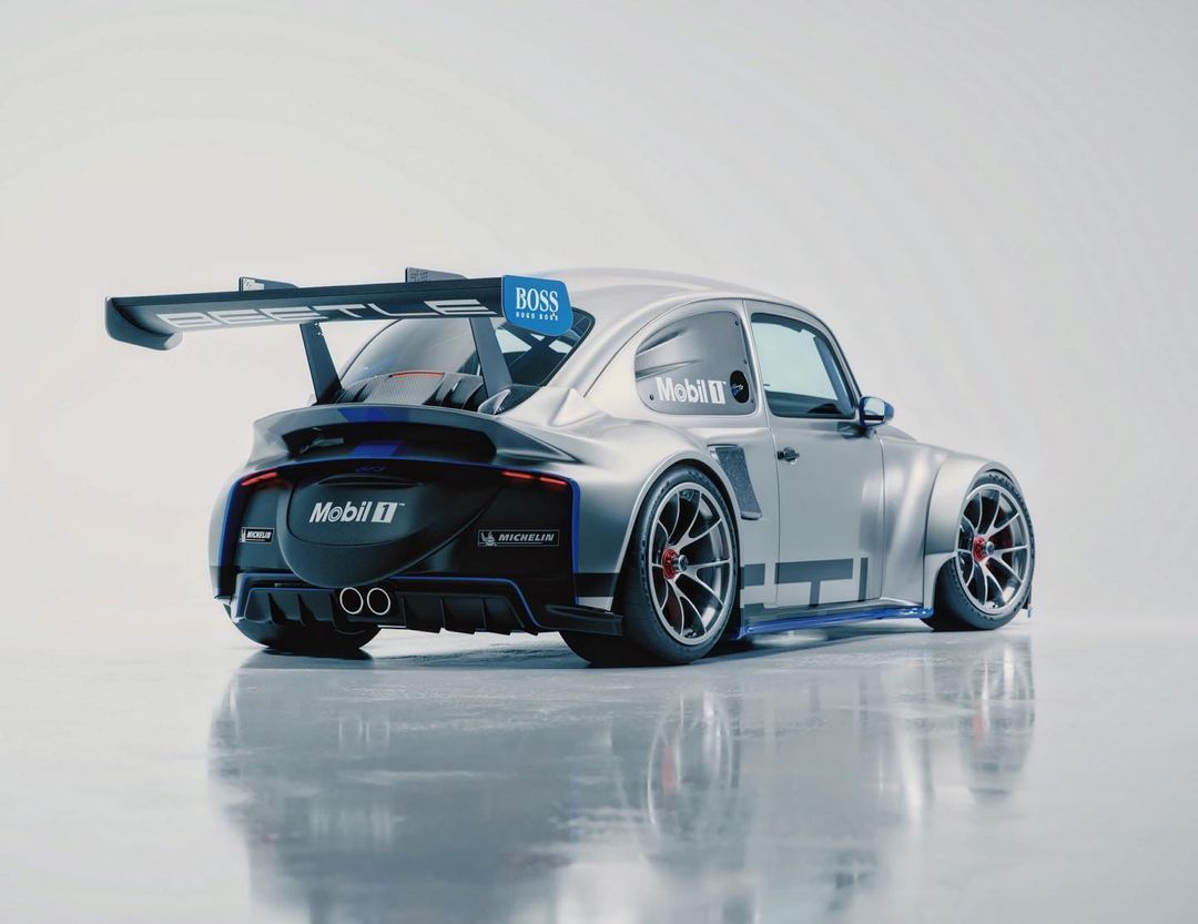 Track Ready: Porsche GT3-Inspired Volkswagen Beetle With A Massive Rear ...