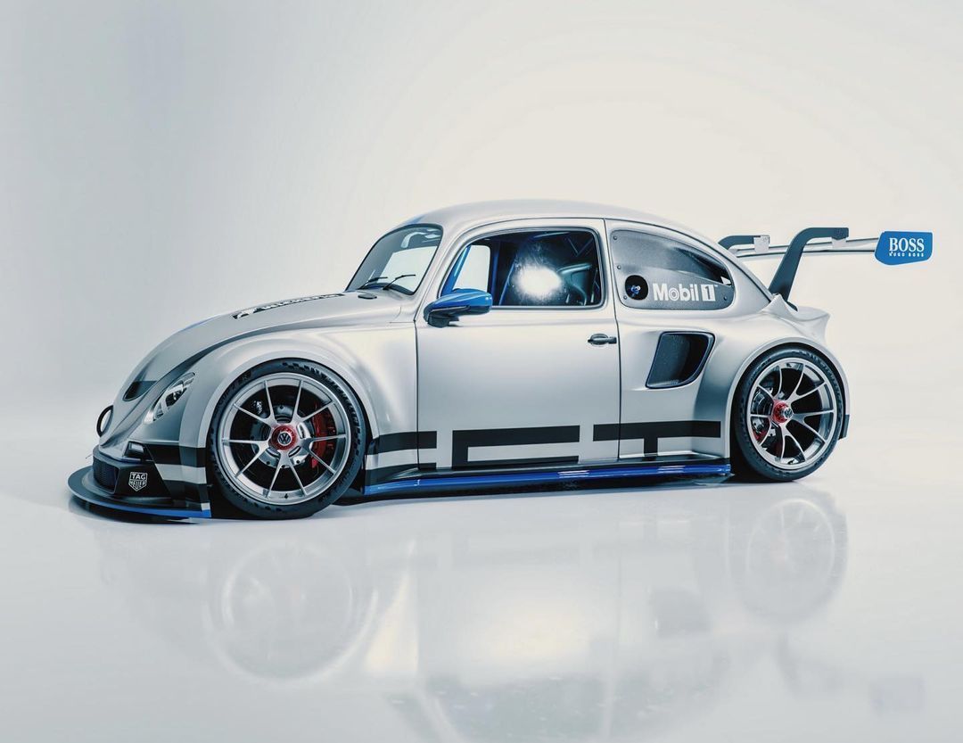 Track Ready: Porsche GT3-Inspired Volkswagen Beetle With A Massive Rear ...