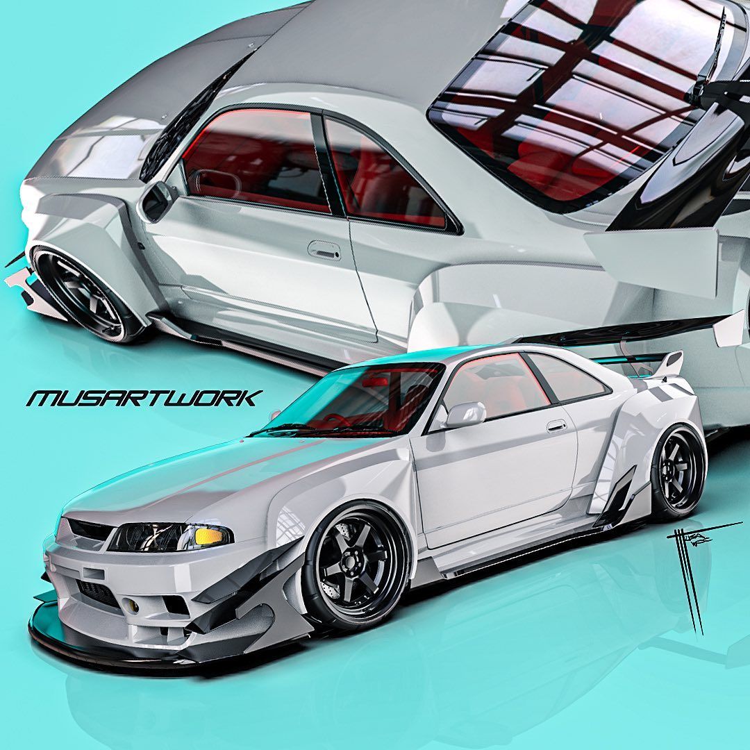 This Widebody Nissan R33 Skyline Is The Perfect Drift Car