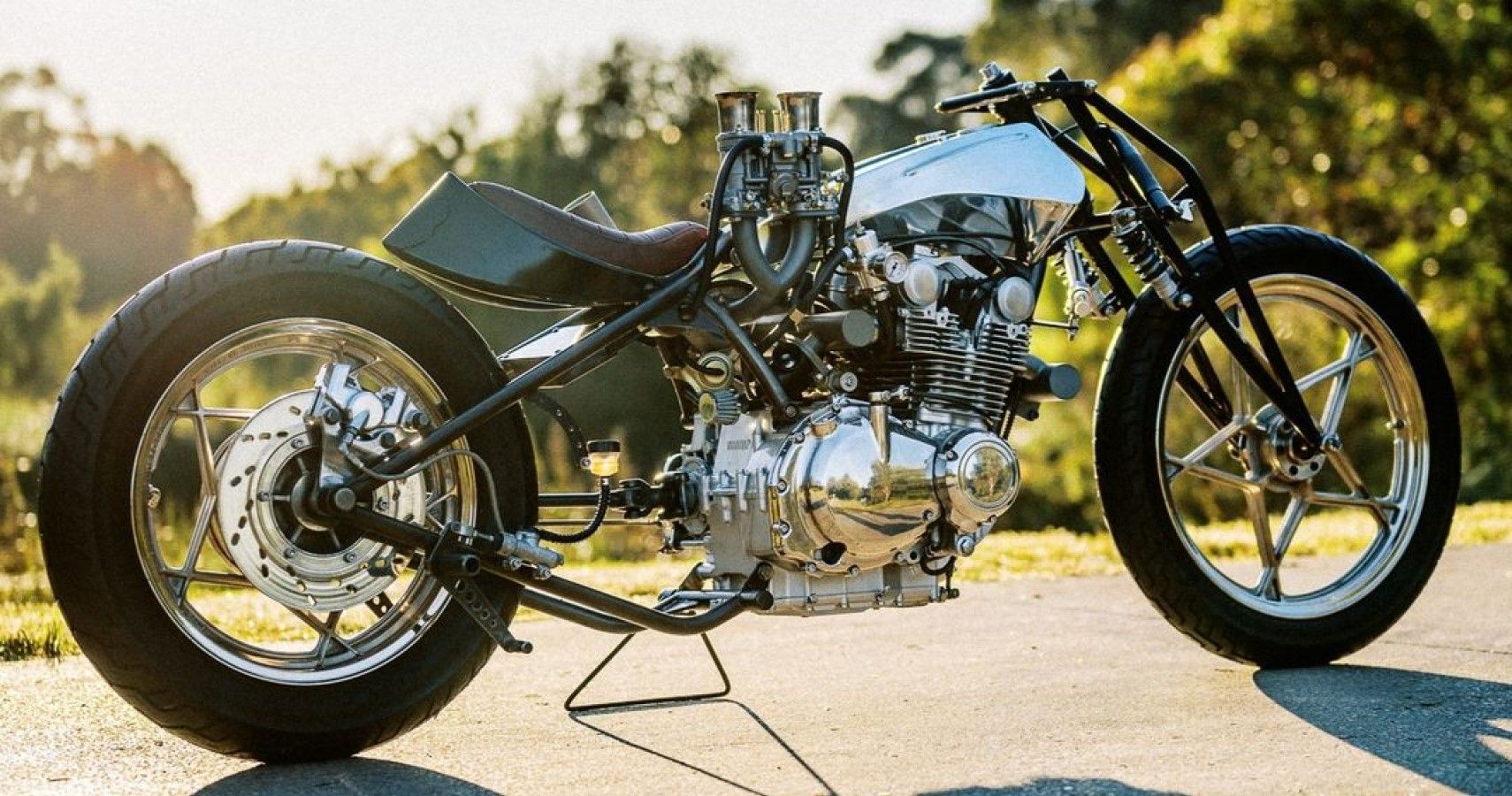 This Custom Turbocharged Suzuki GS650 Bobber Is An Awesome Parts-Bin ...