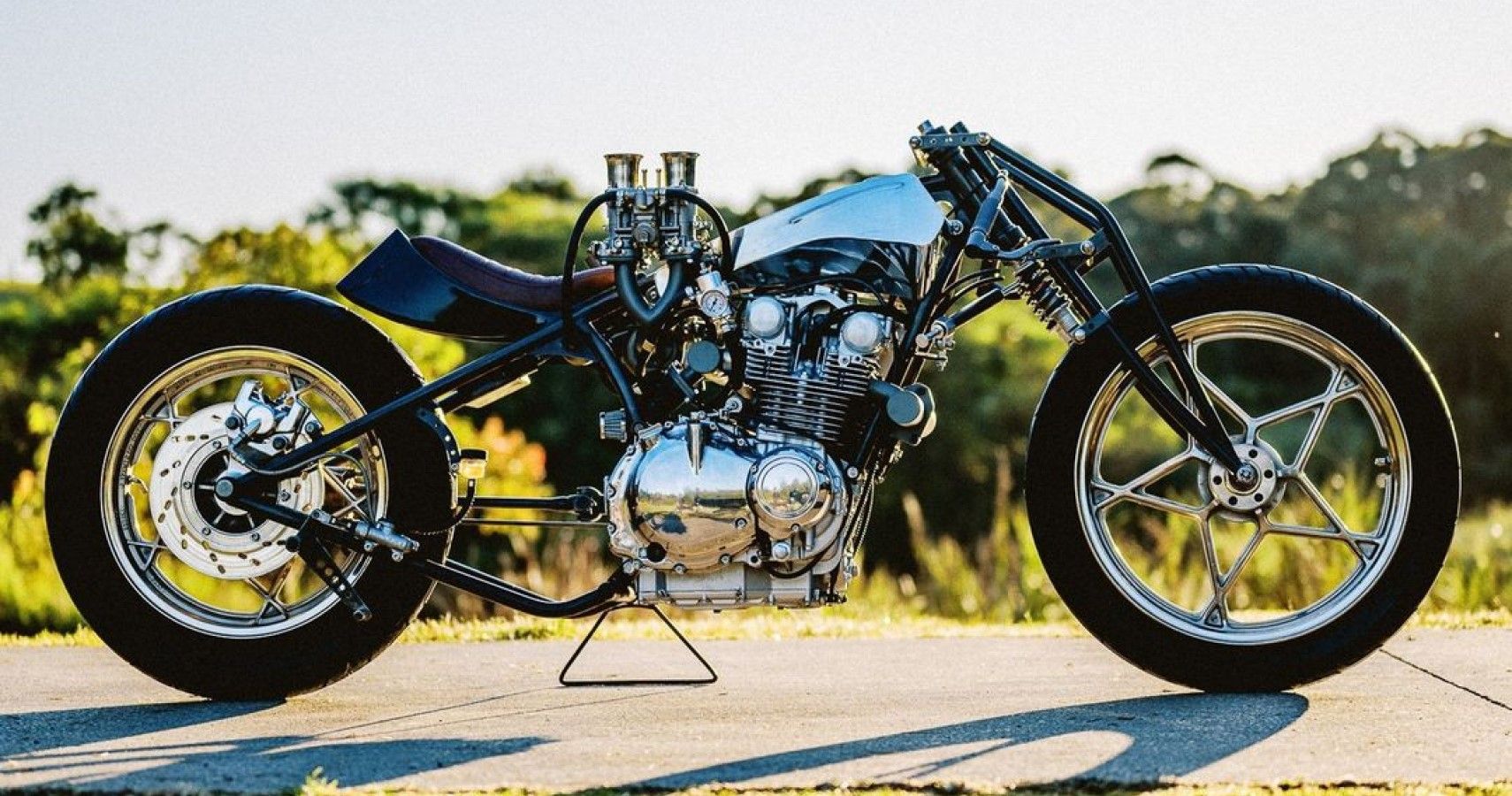 This Custom Turbocharged Suzuki GS650 Bobber Is An Awesome Parts-Bin ...