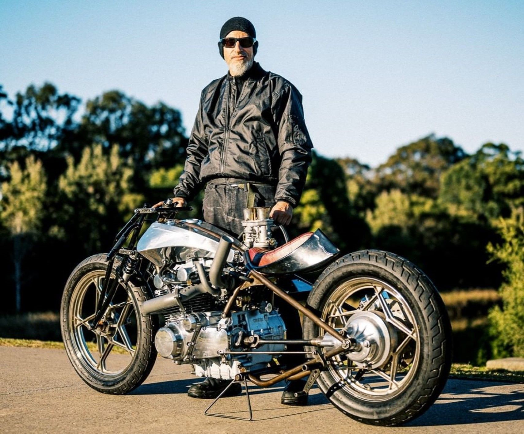 This Custom Turbocharged Suzuki GS650 Bobber Is An Awesome Parts-Bin ...