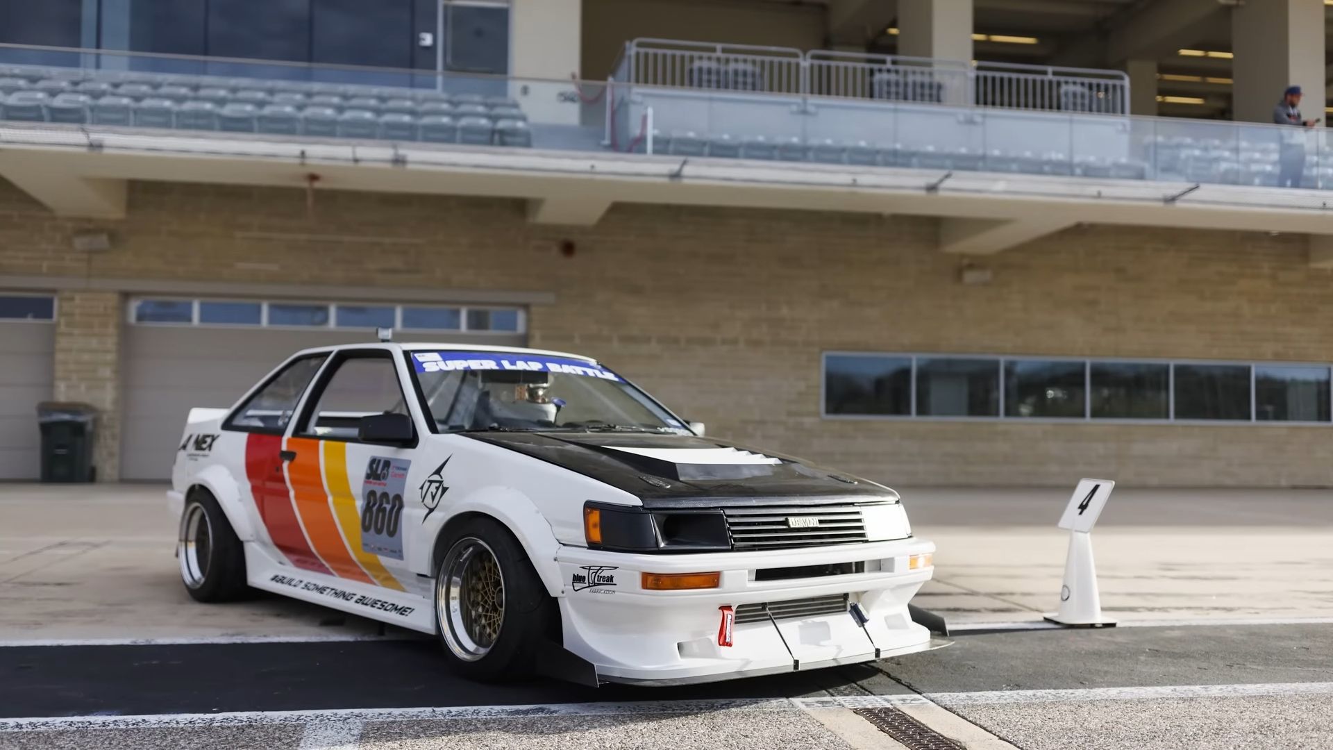 This Time Attack Toyota AE86 Has A Honda Motor And Supercharger