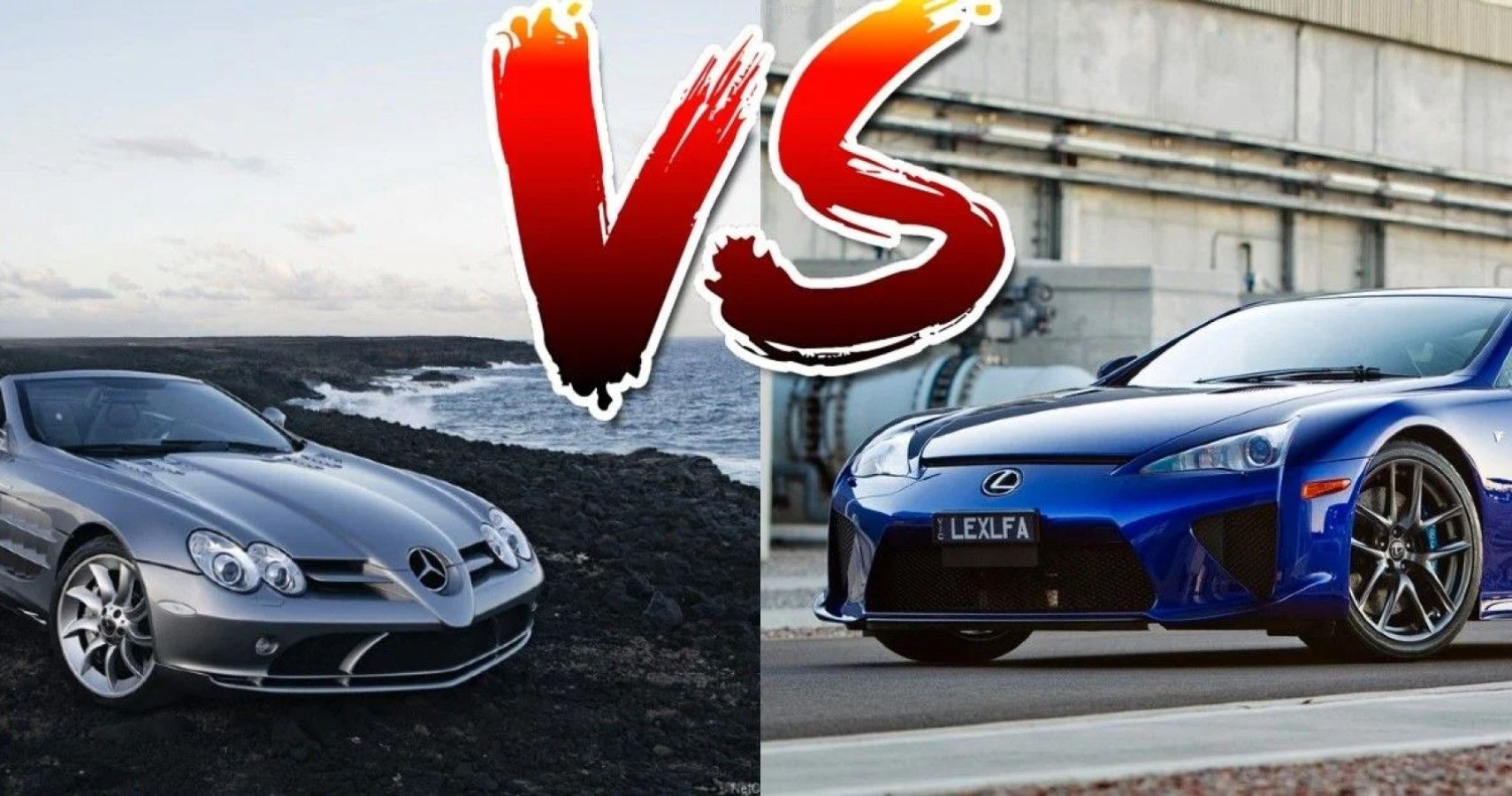 Supercar Icons: Mercedes-Benz SLR McLaren Vs Lexus LFA