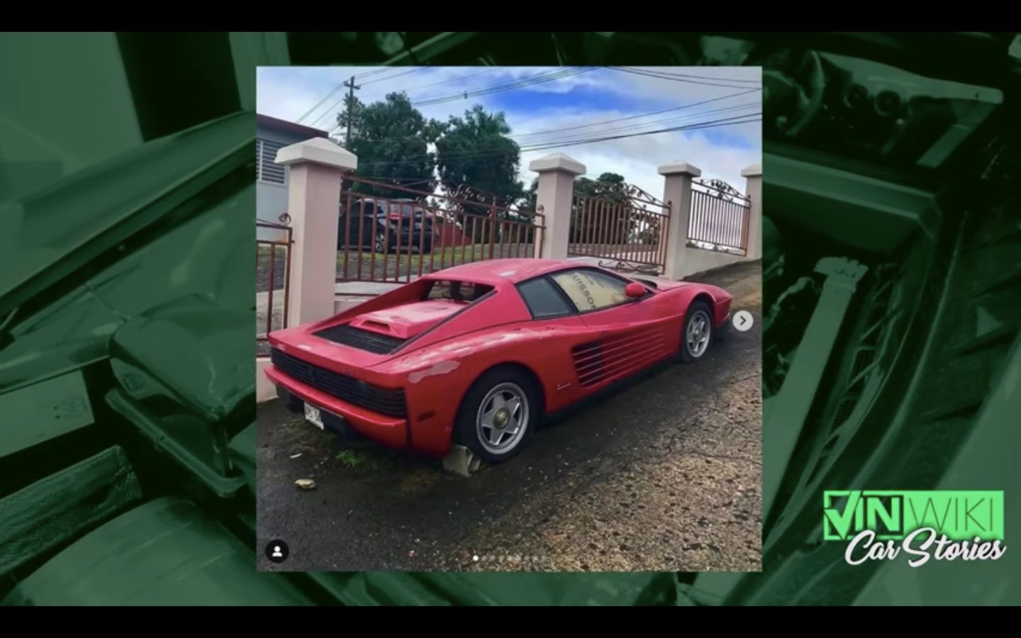 Ferrari Enthusiast Ratarossa Rescues An Abandoned Testarossa In Puerto Rico