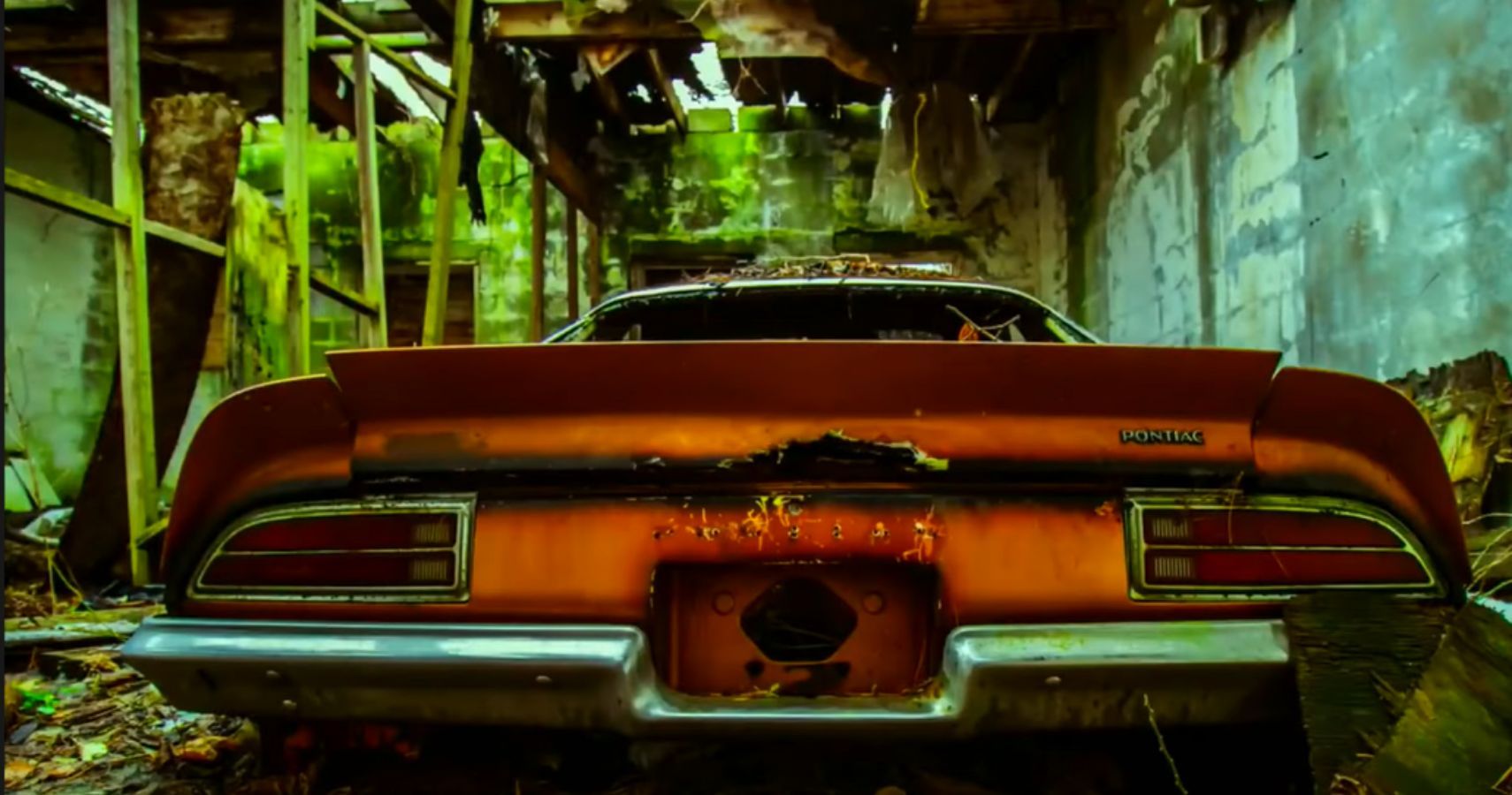 Watch This YouTuber Find A Hidden Muscle Car Secret In An Abandoned House