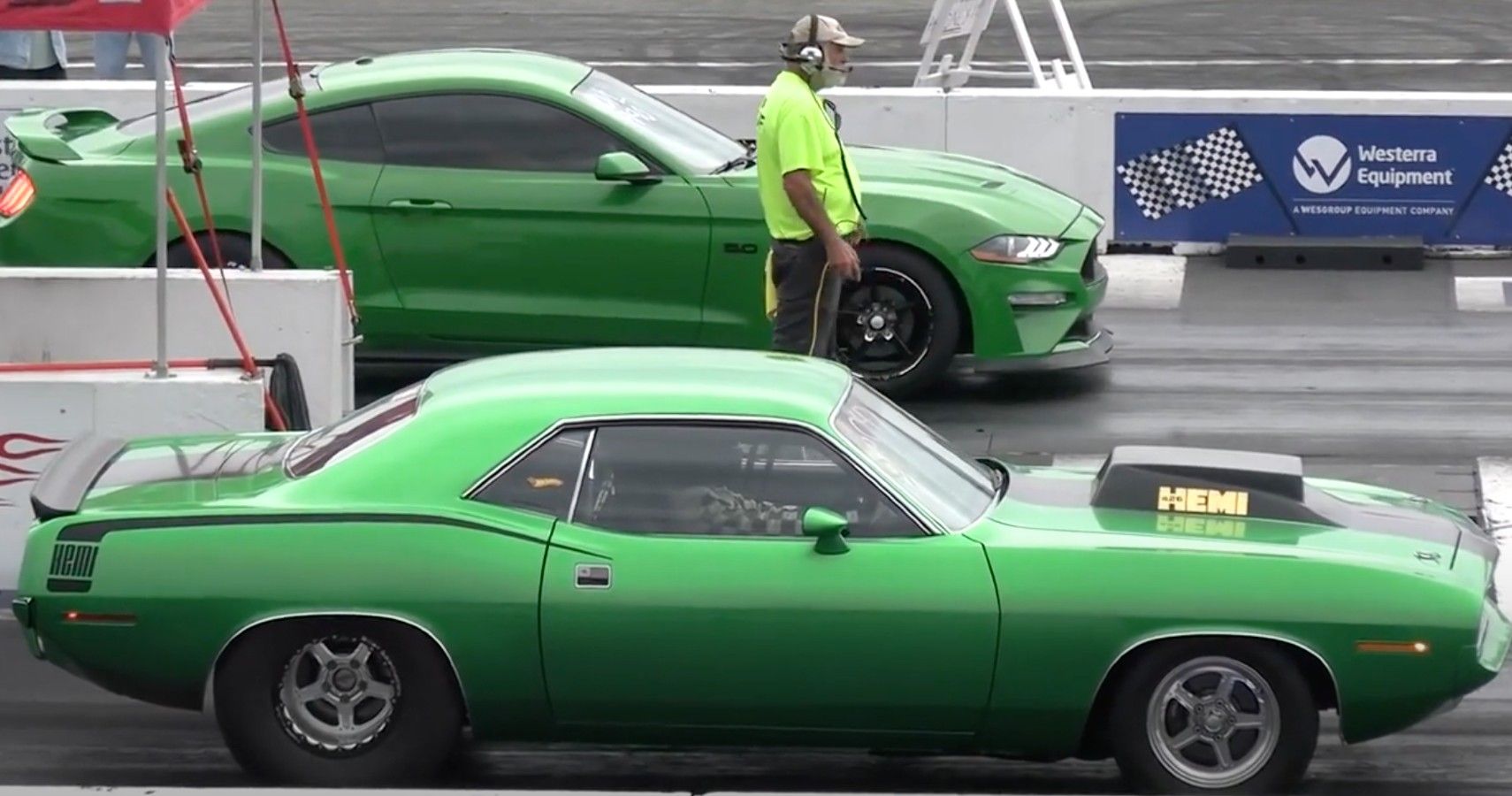Old Vs New Sees A Classic Ford Mustang Vs Hemi-Powered Dodge Charger
