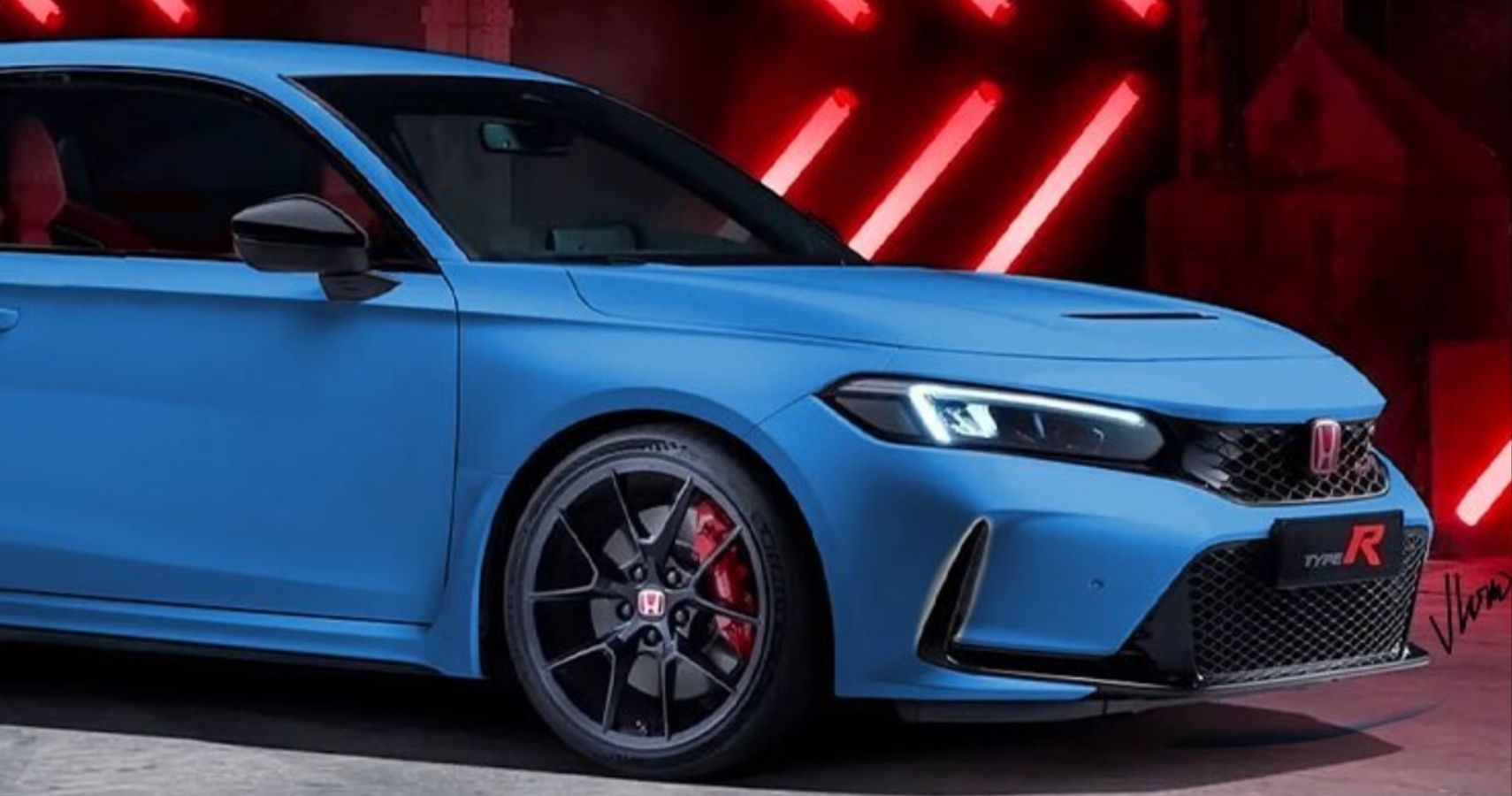 The New Honda Civic Type R Gets Transformed Into A JDM-Inspired Coupe