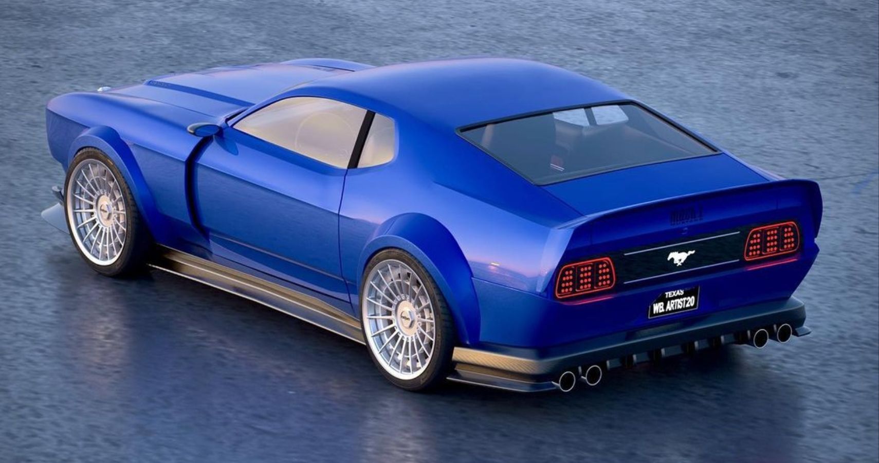 This Ford Mustang Mach 1 Looks Incredible With Some Extra Muscle