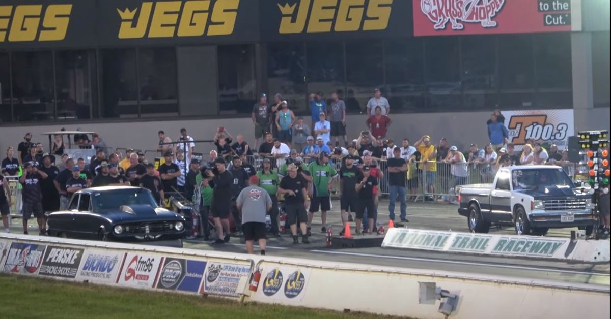 Watch This Chevrolet S10, Nicknamed Billy The Kid Wheelie Down The Drag ...