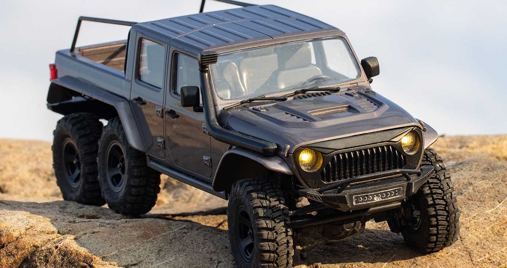 This 6X6 Cheyenne RC Offroader Allows You To Be A 1:18 Scale Stradman