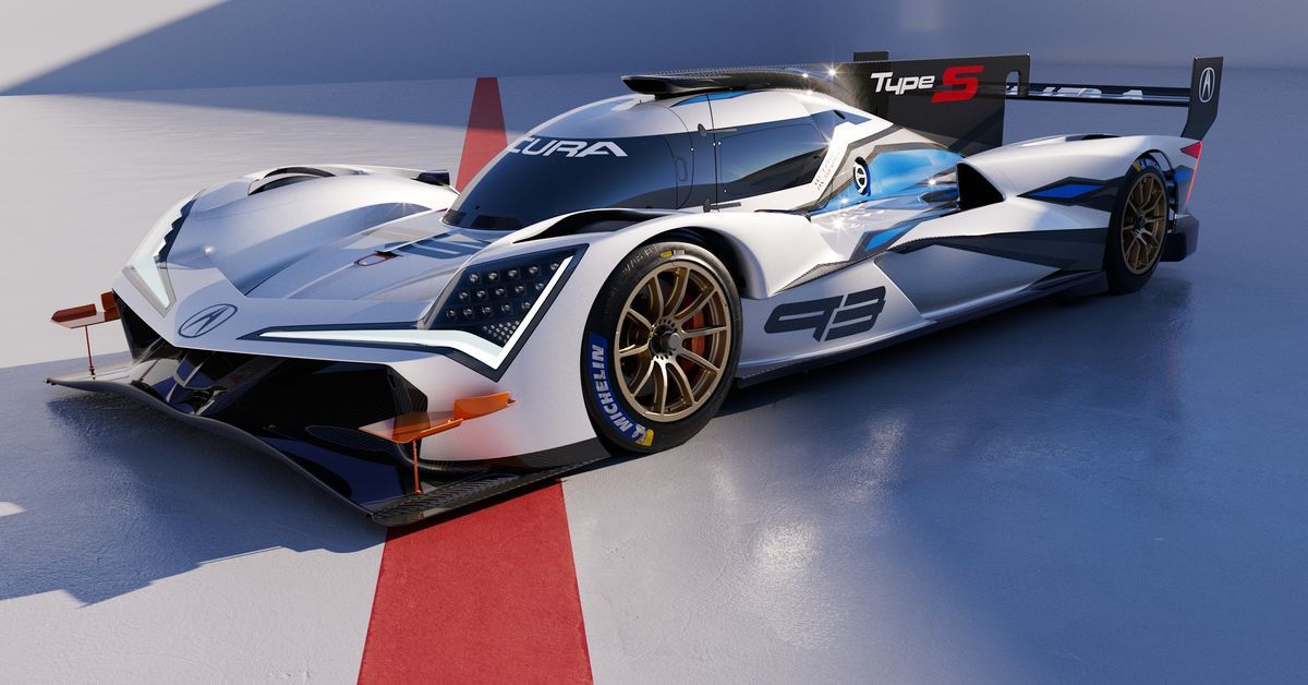 Acura’s Newly Revealed ARX-06 Hybrid Race Car Is Stunning
