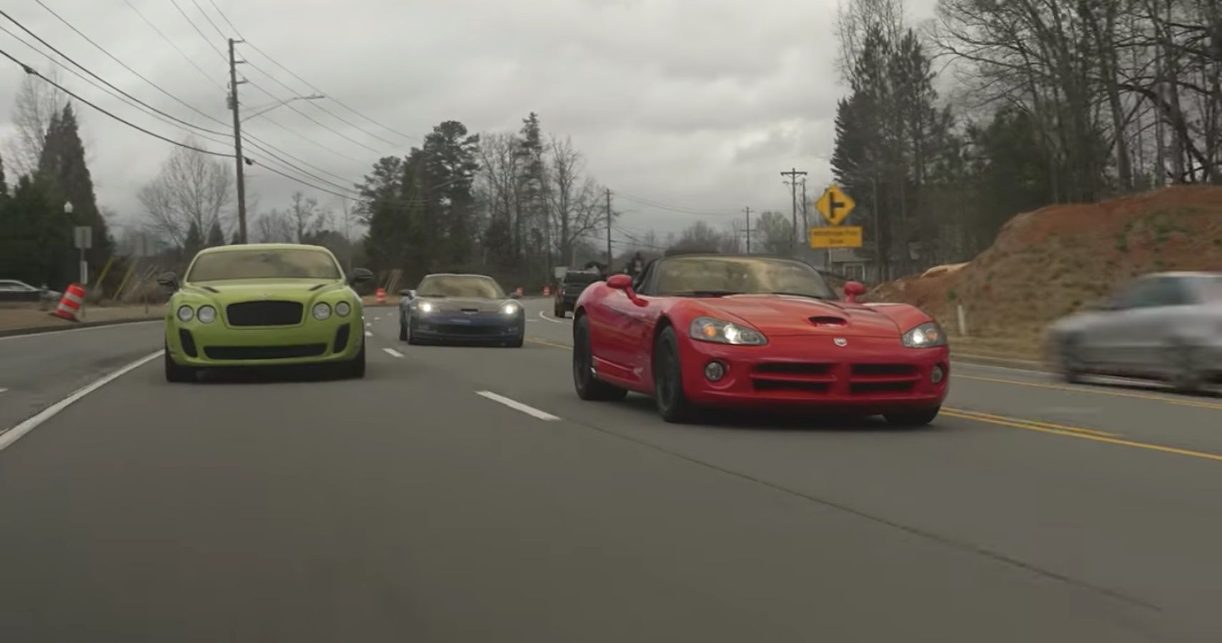 One Of These Blew Up: The Bentley, Dodge Viper, Or The Chevrolet Corvette