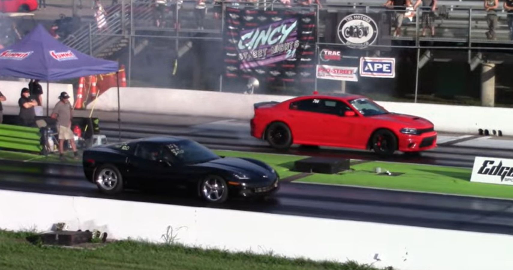 The Rivalry Continues As This C6 Chevrolet Corvette Takes On A Trio Of ...