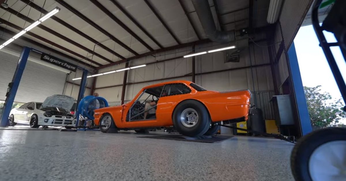 Watch This Hellcat-Swapped Dodge Lancer GT Make Some Serious Noise On ...