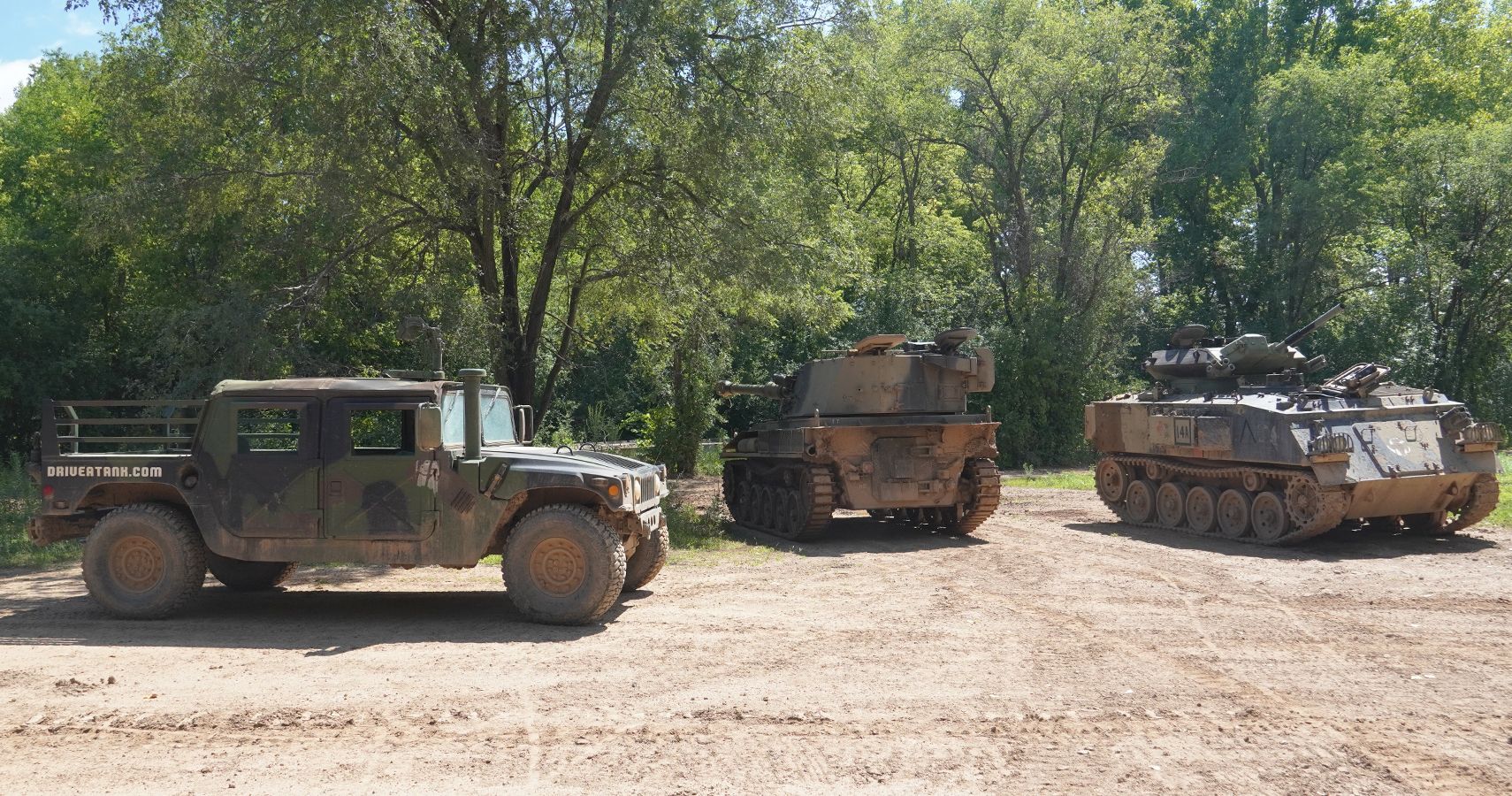 EXCLUSIVE: Living Out Childhood Dreams At Drive A Tank
