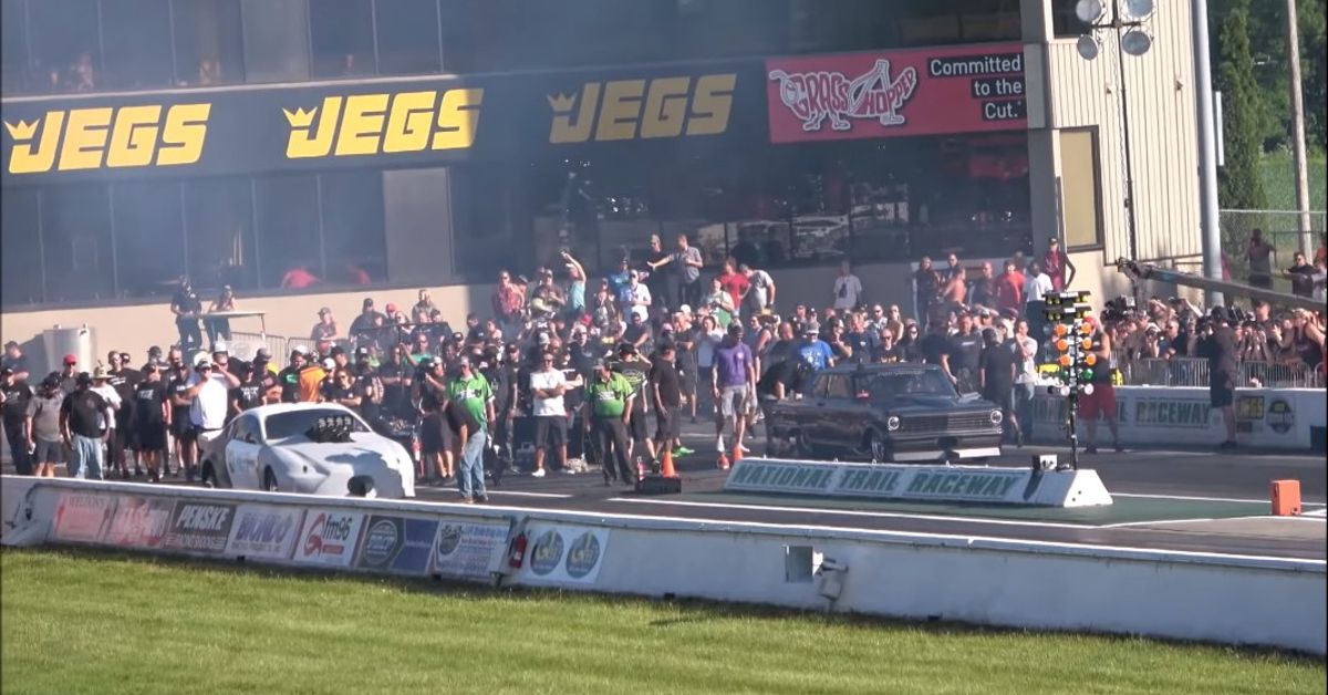 Full Send As Accident-Prone Lexus RC F Takes On A 3,000-HP 1963 ...