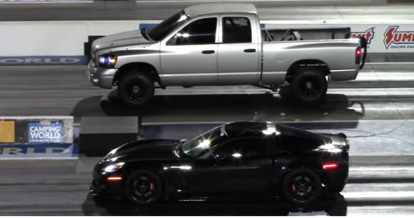 These 2 Dodge Ram Diesel Pickups Put A Chevrolet Corvette And Ford ...