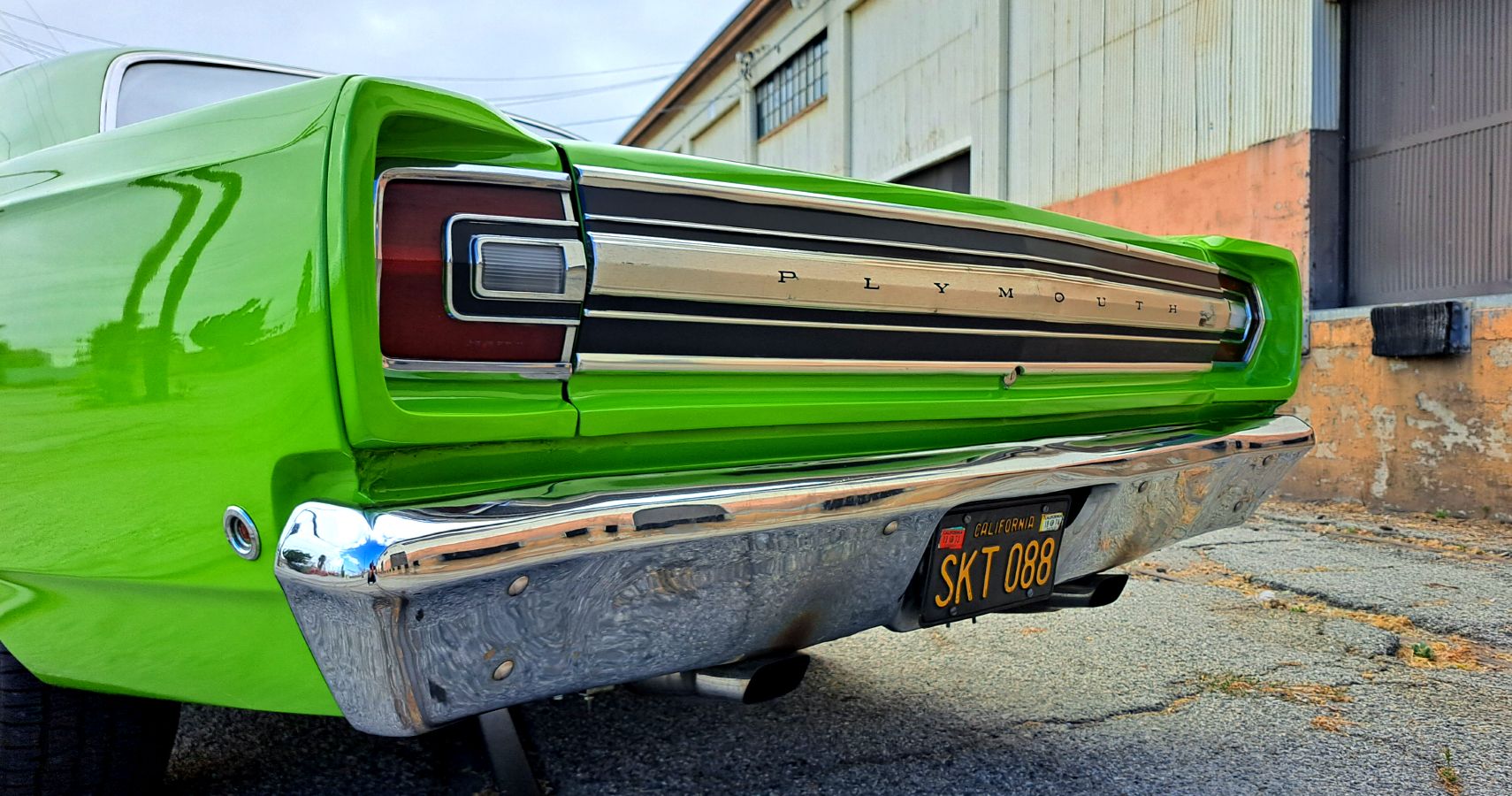 Fully Restored Plymouth Road Runner Becomes The Green Goblin