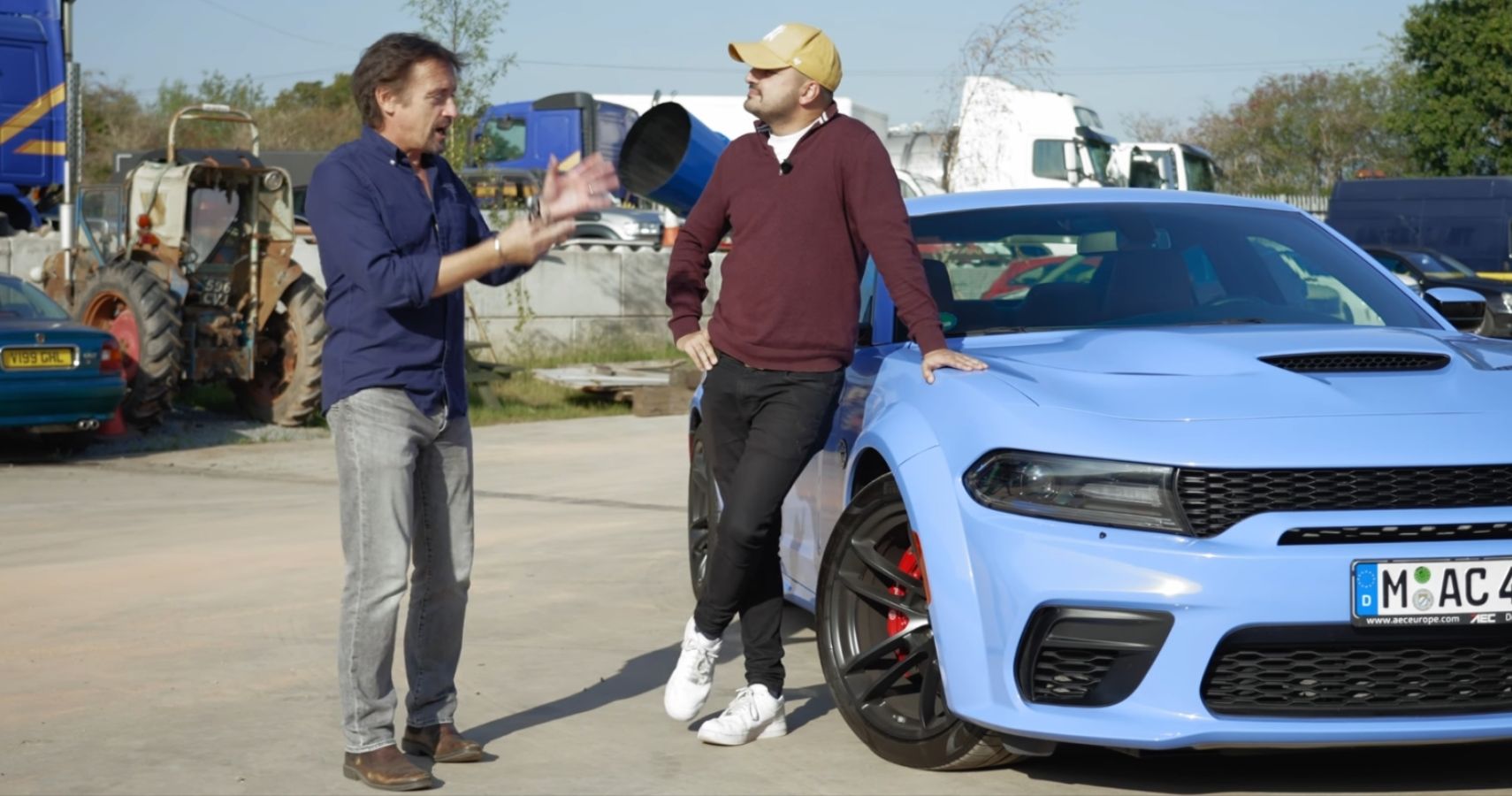 Richard Hammond Questions New Wrap On The DriveTribe Dodge Charger Hellcat