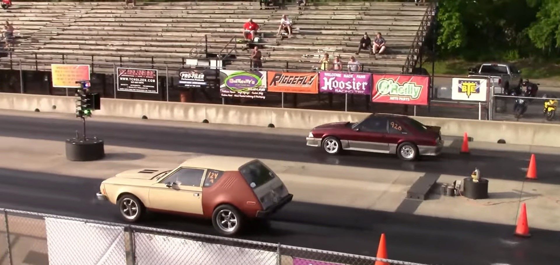 Watch This AMC Gremlin LS Turbo Blow Away The Competition At The Drag Strip