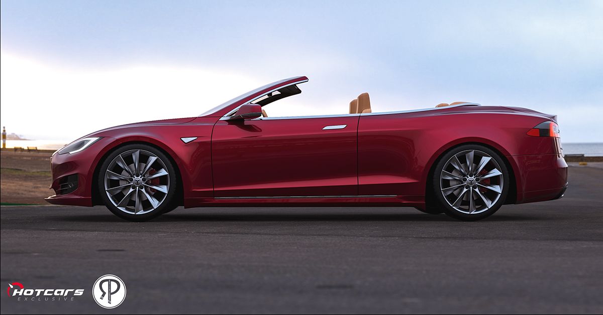 This Tesla Model S Cabriolet Render Is An Open-Air Automotive Masterpiece
