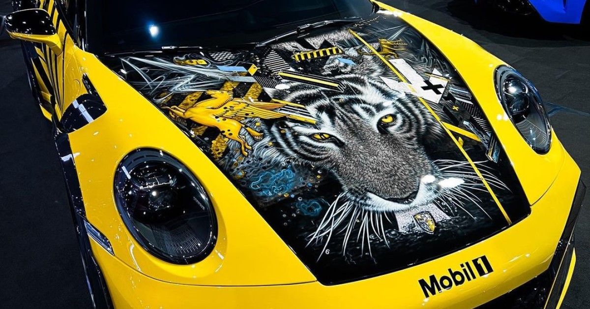 One-Off Porsche 911 Turbo S With A "Tiger" Is A Show-Stopper By TechArt