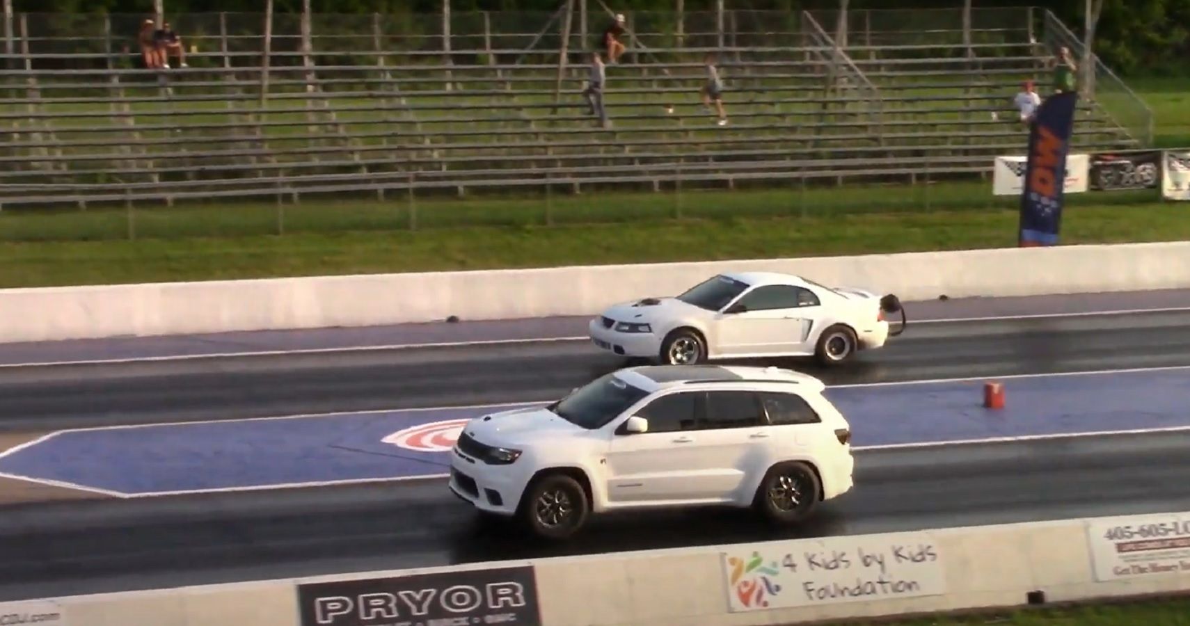 Watch A Quick New Edge Ford Mustang Battle Some Stiff Competition At ...