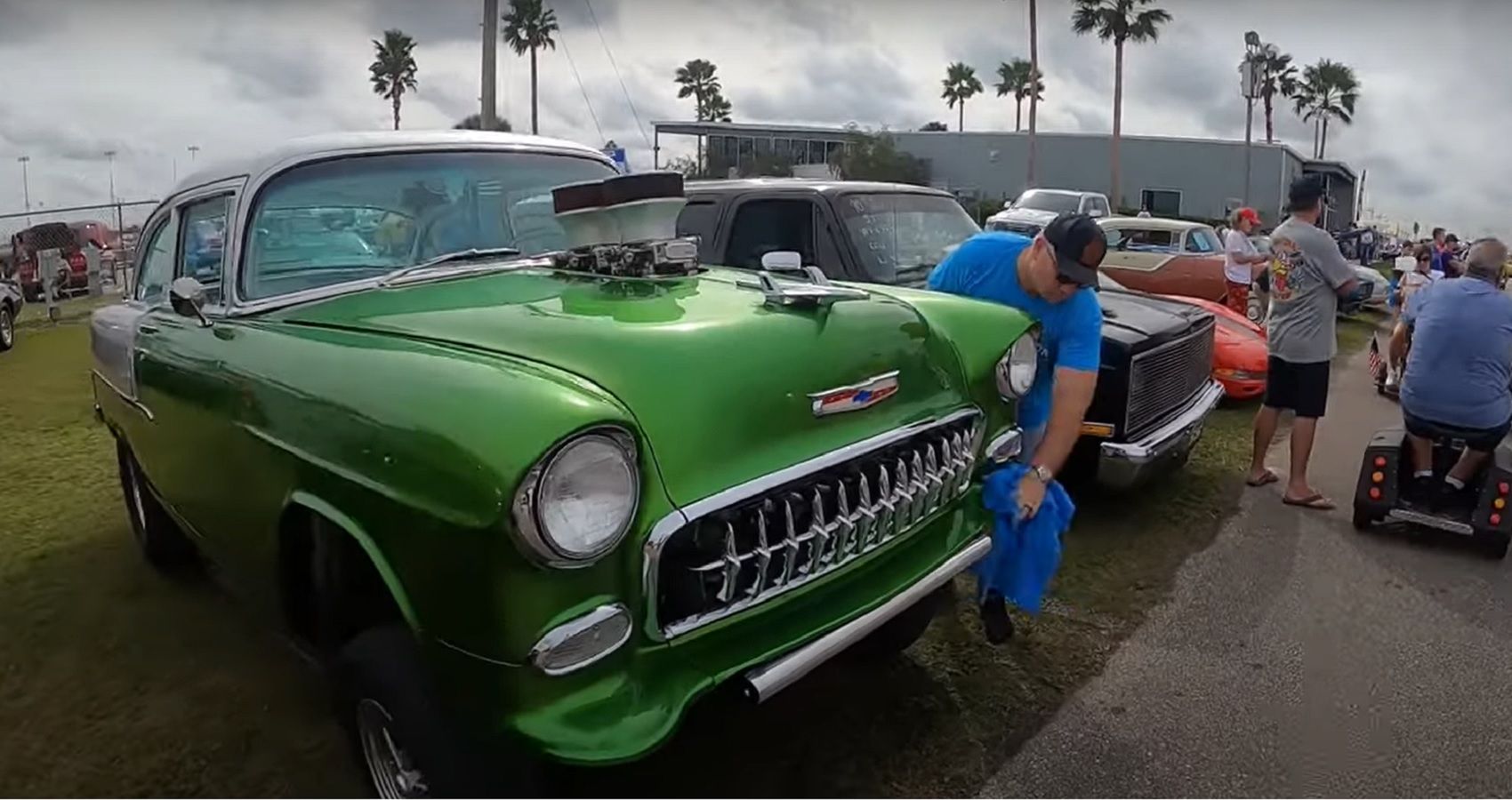 Old School Gasser 1955 Chevy With Blower Joe's 1955 Chevy Gasser R (30