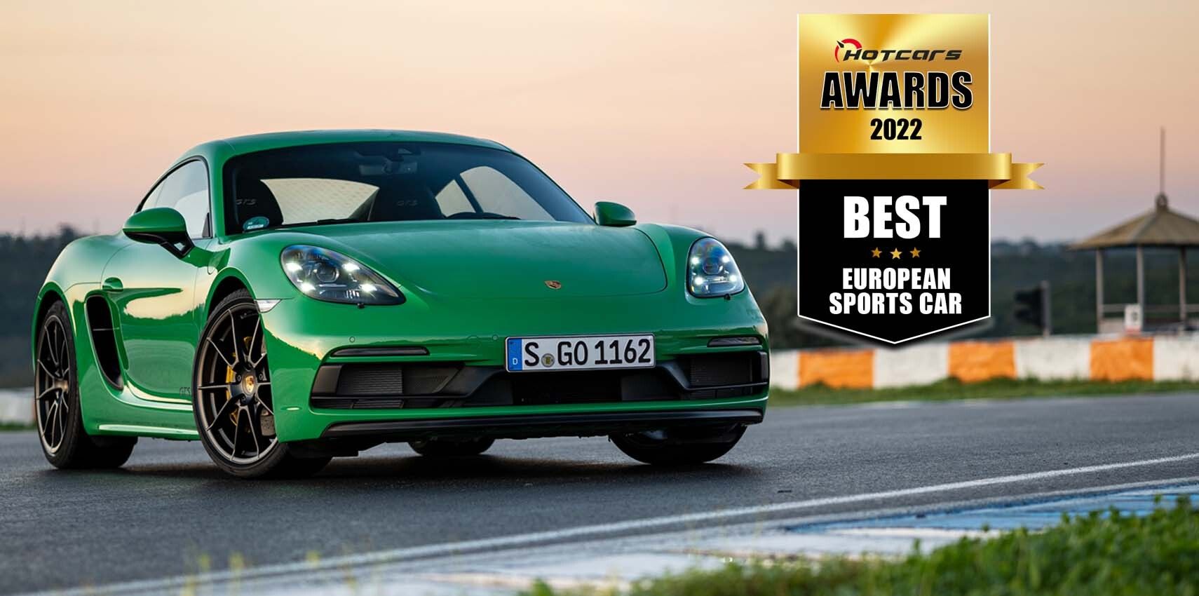 HotCars Best European Sports Car Of 2022: Porsche 718 Cayman GTS 4.0 HotCars Best European Sports Car Of 2022: Porsche 718 Cayman GTS 4.0