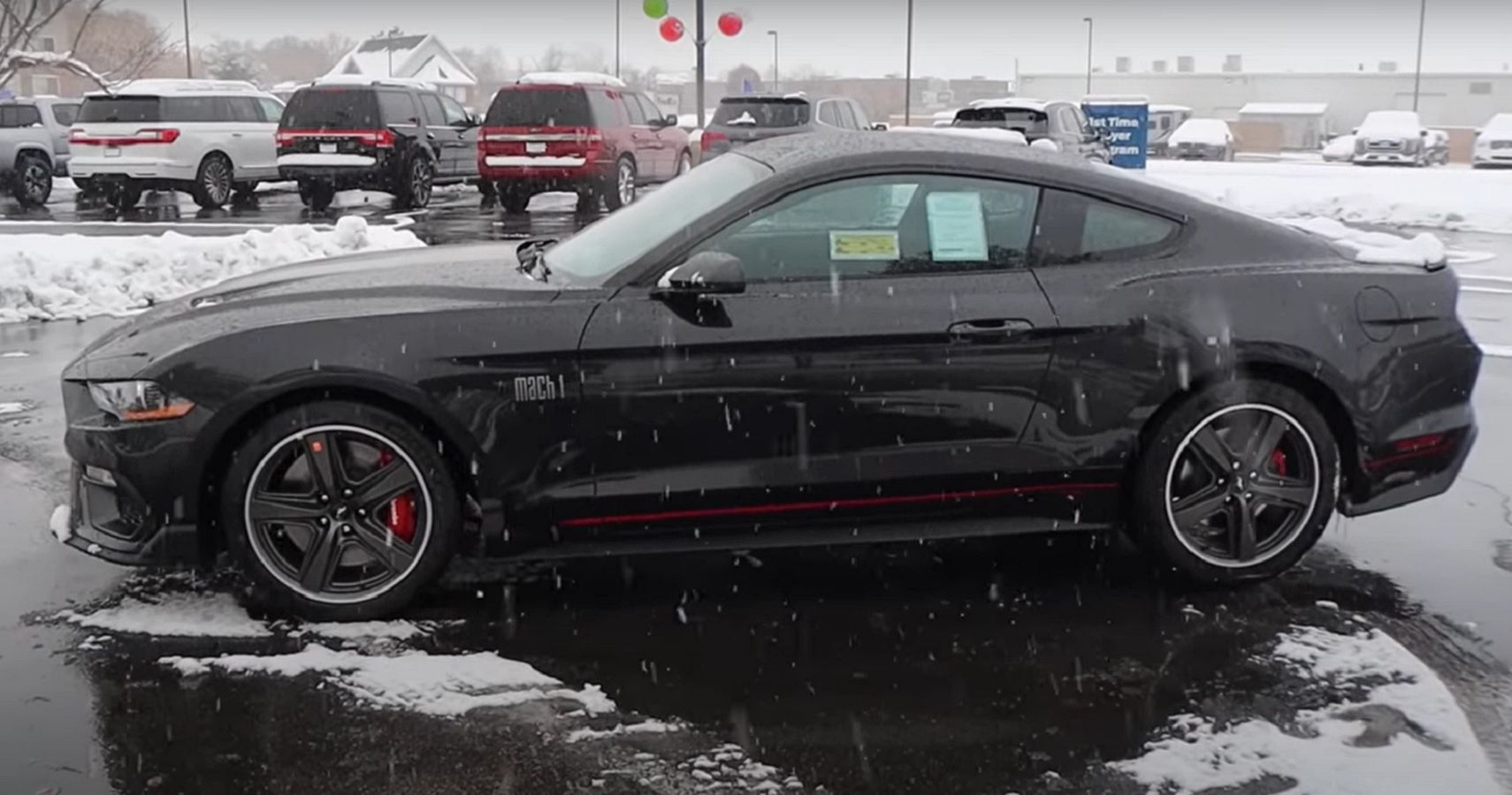 See How This Ford Mustang Mach 1 Tackles Some Terrible Winter Conditions