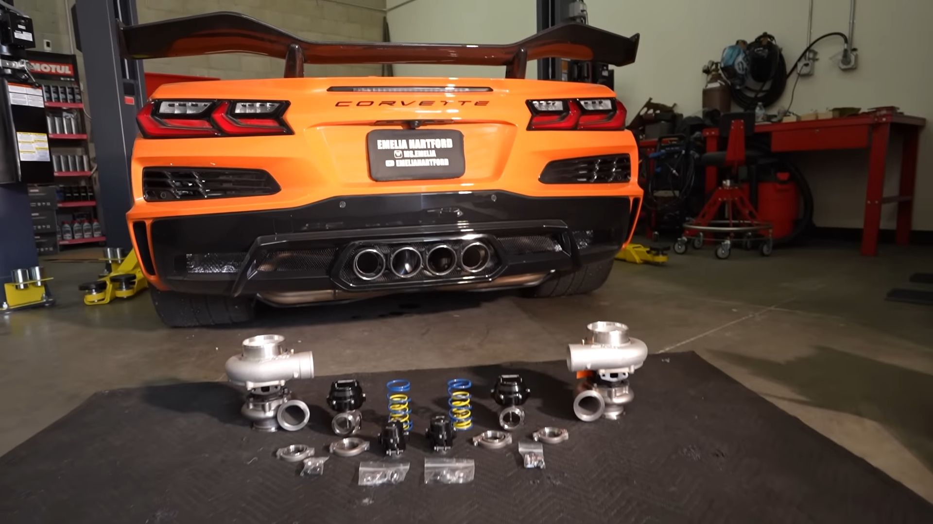 Emelia Hartford Builds The World’s First Twin-Turbo 2023 Chevrolet Corvette Z06