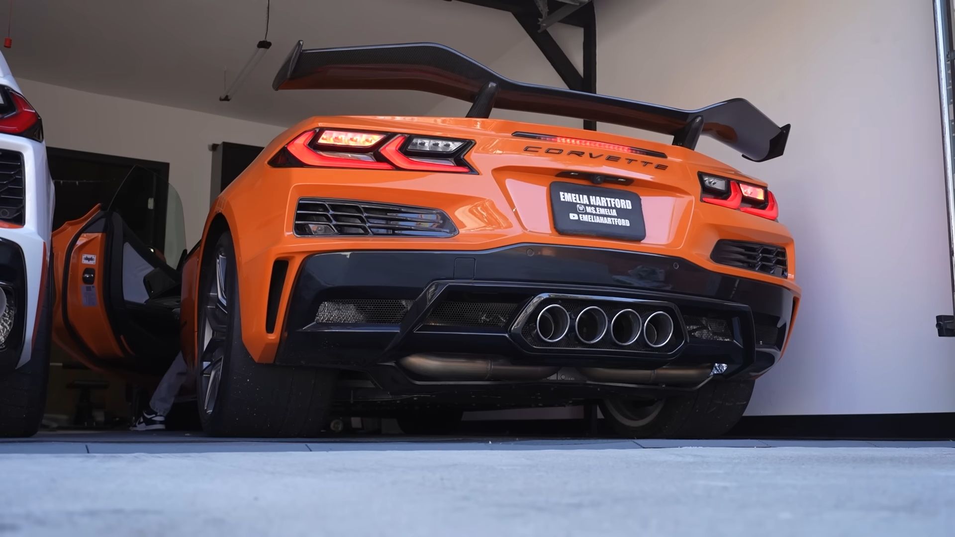 Under View Twin Turbo Corvette