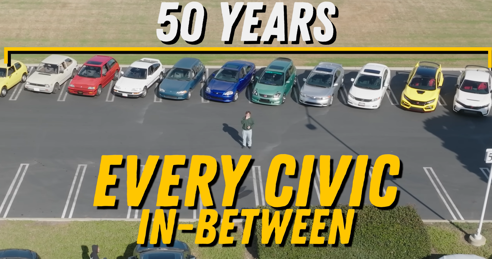 This Video Reviews Every Honda Civic Over Its 50 Year History