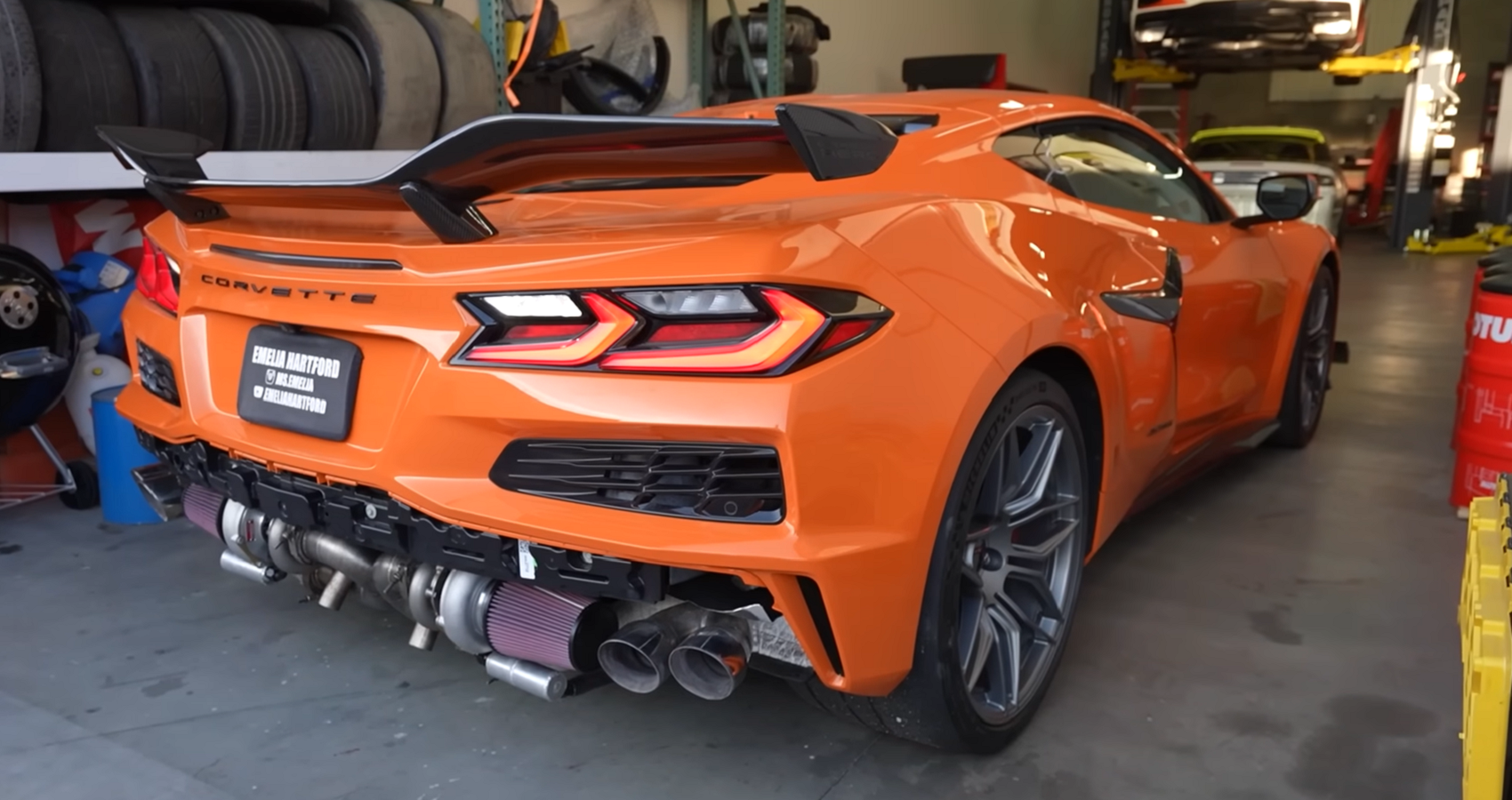 Emelia Hartford's Twin-Turbo Chevrolet Corvette Z06 Finally Hits The Road