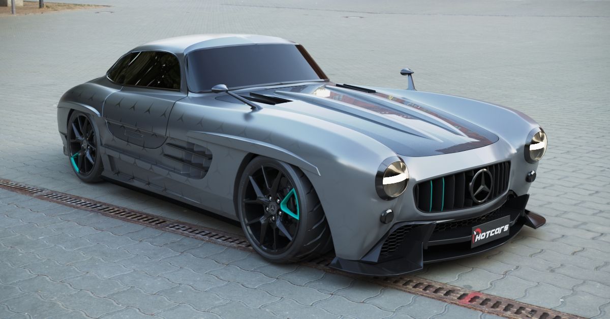 10 Things We Love About This Stunning Mercedes-Benz 300 SL Gullwing Render