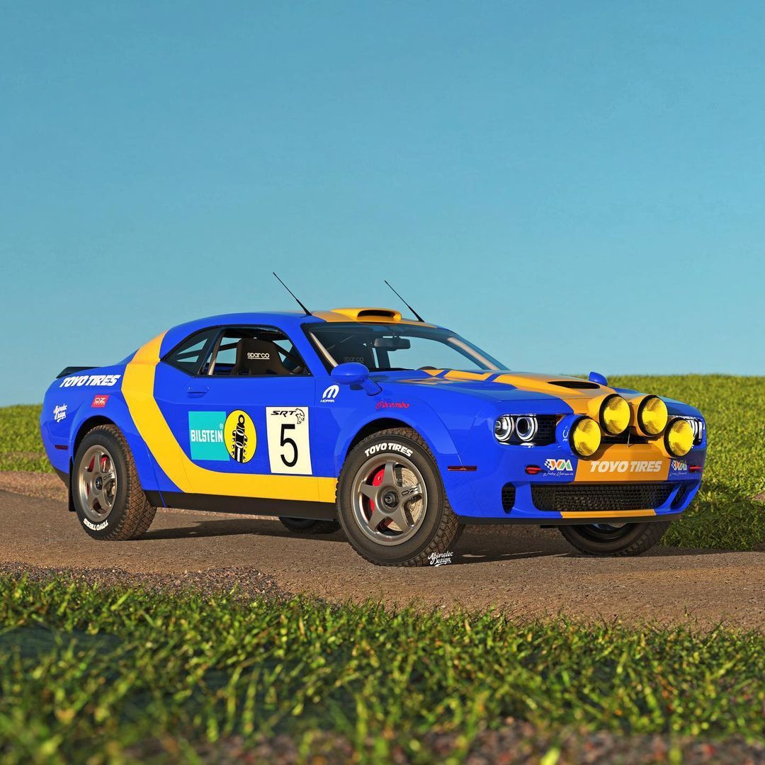 This Amazing Rally-Ready Dodge Challenger Widebody Hellcat Is Simply Unreal