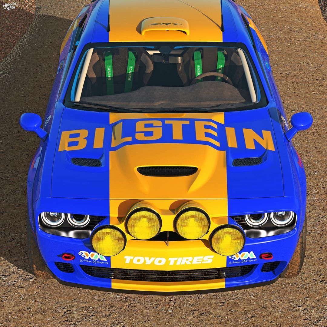 This Amazing Rally-Ready Dodge Challenger Widebody Hellcat Is Simply Unreal