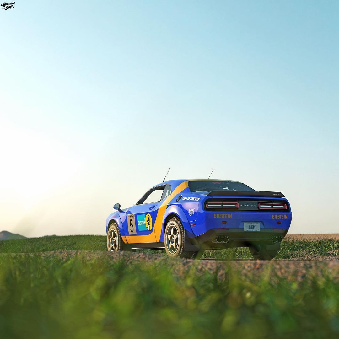 This Amazing Rally-Ready Dodge Challenger Widebody Hellcat Is Simply Unreal